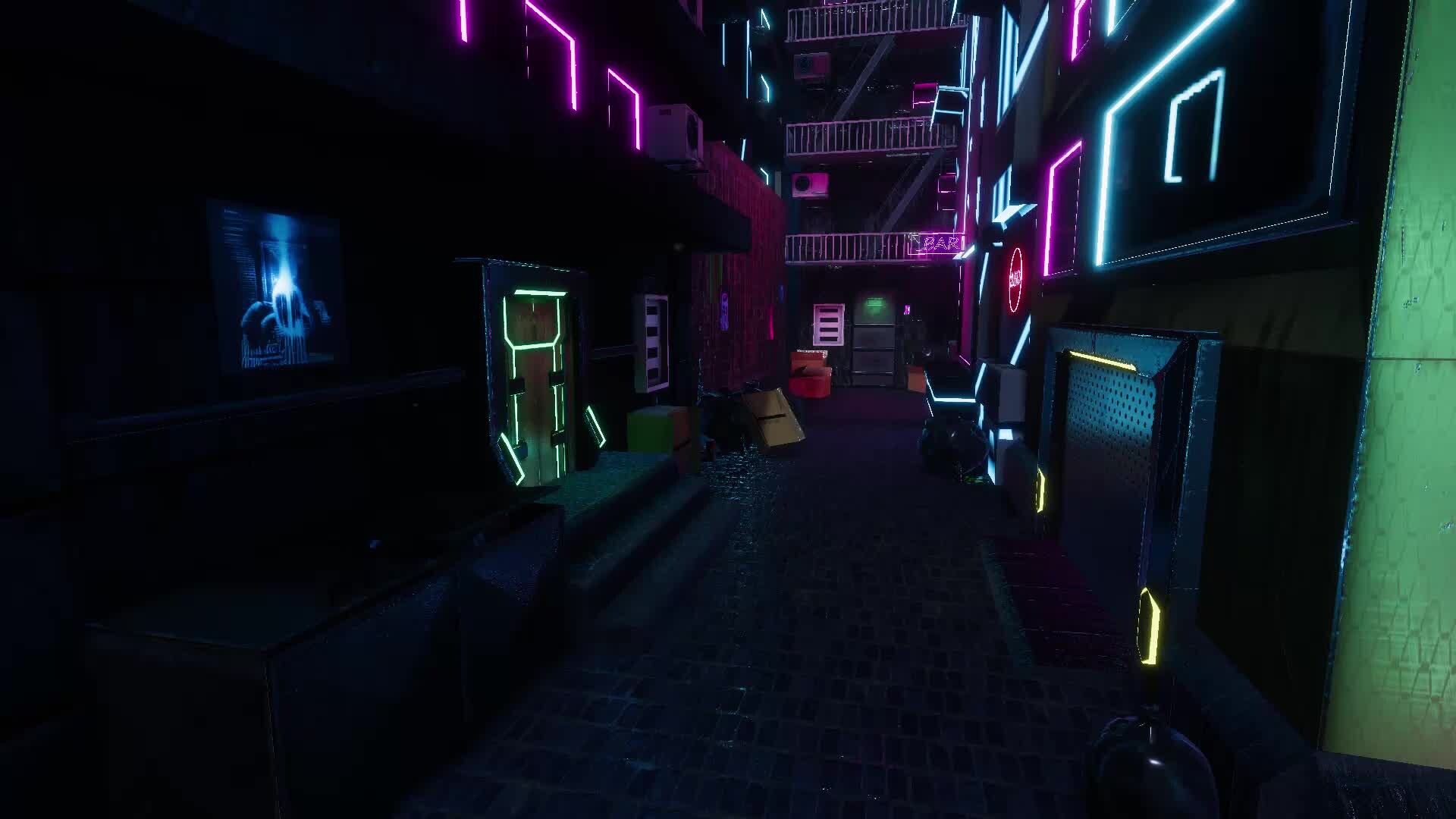 ArtStation - Neon alley