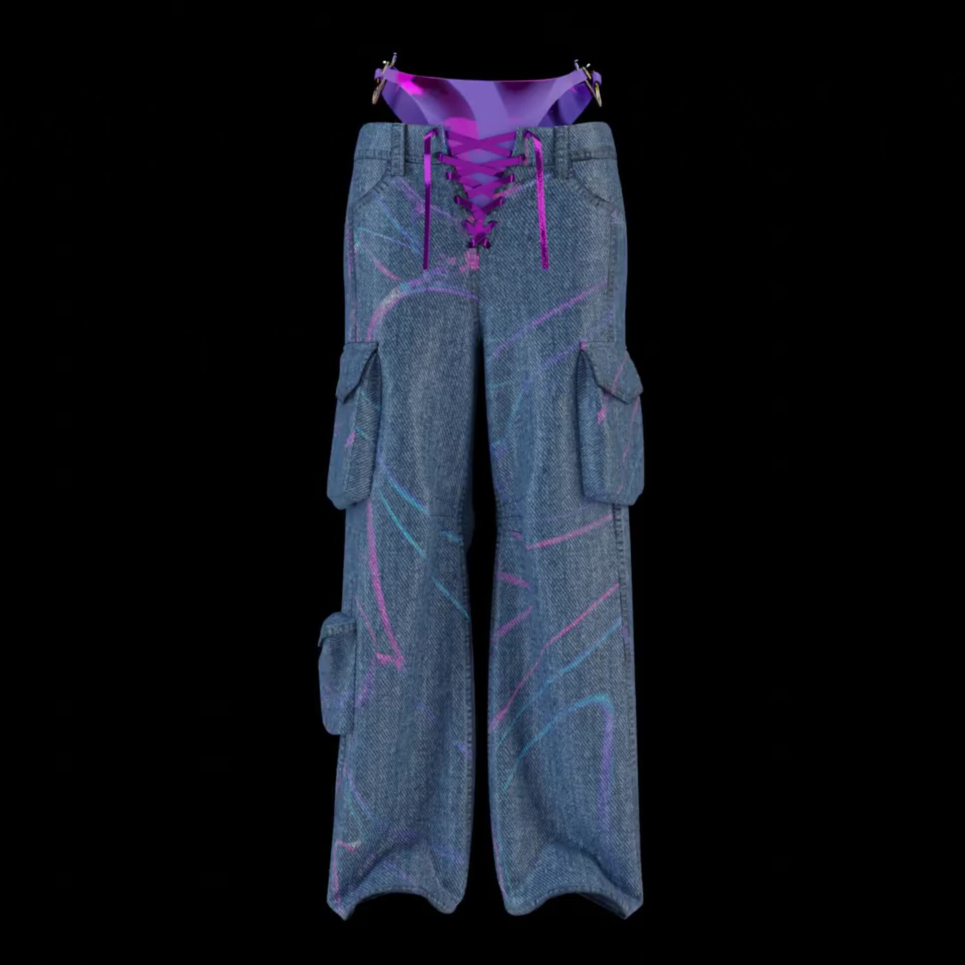 ArtStation - Y2k Jeans