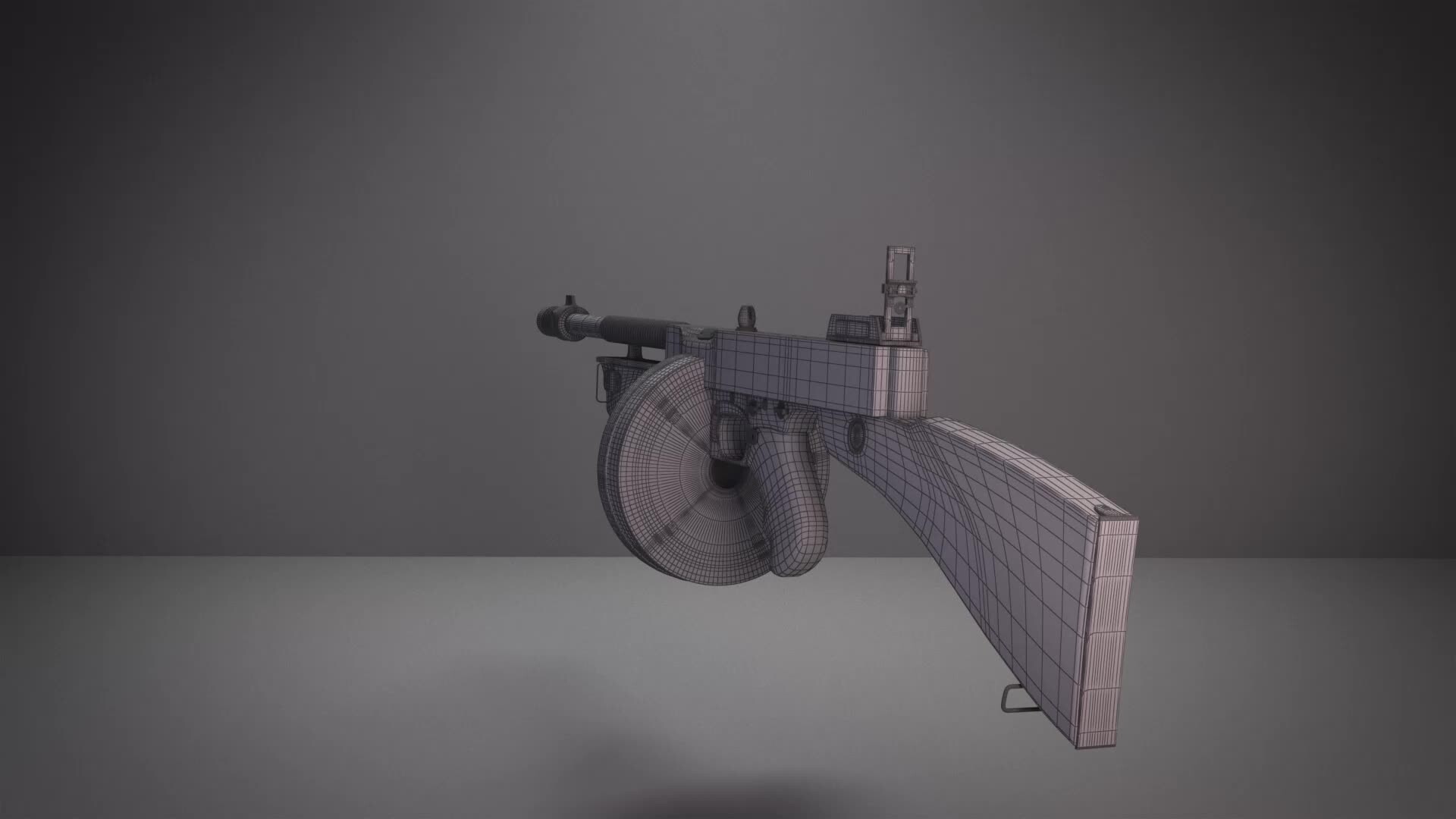 ArtStation - Thompson gun