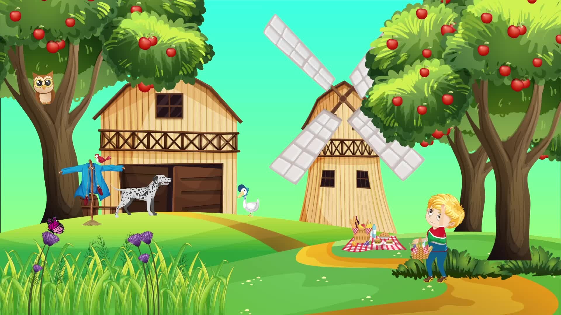 ArtStation - Farm looping animation theme