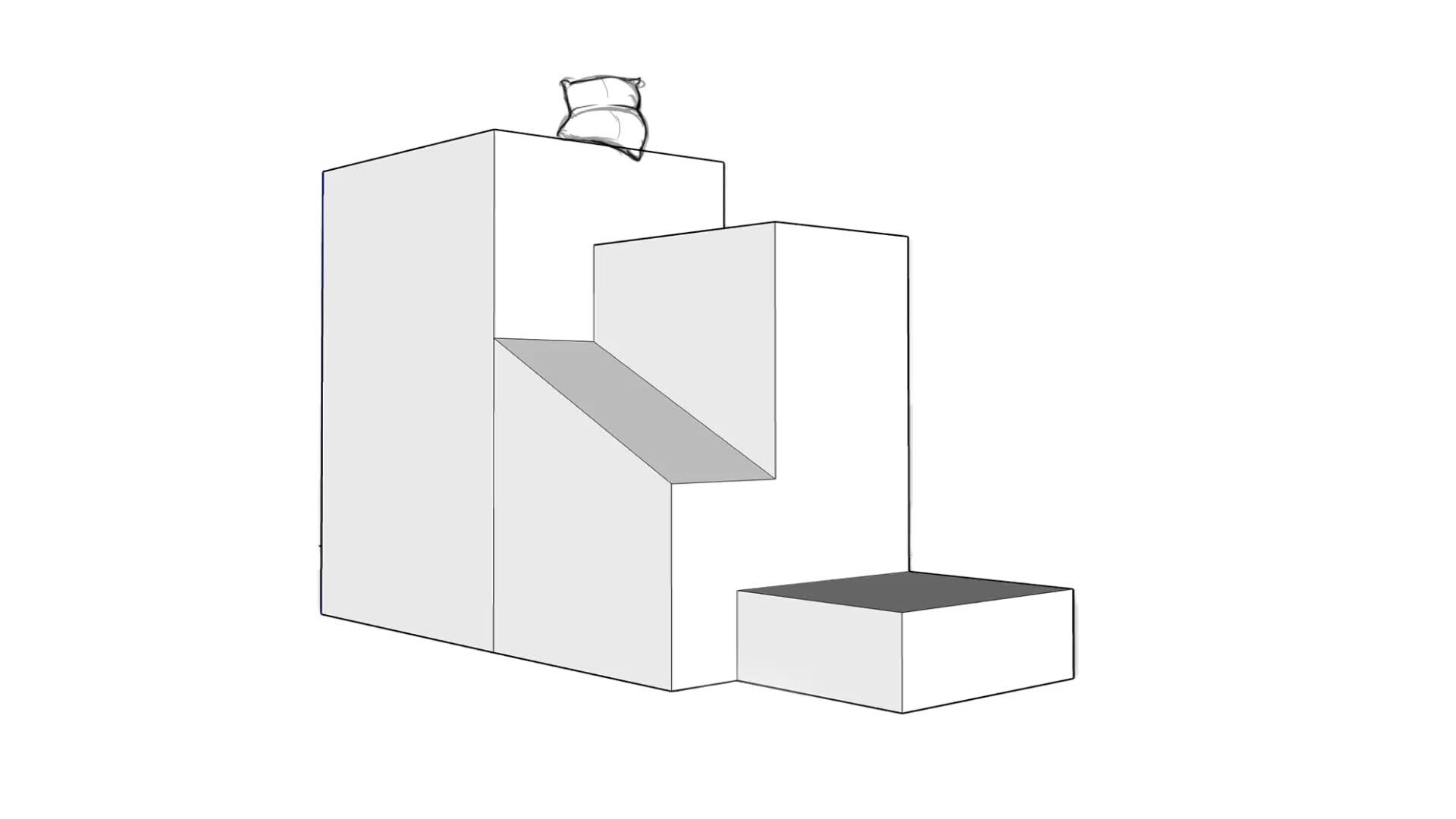 ArtStation - Flower Sack Drop Animation