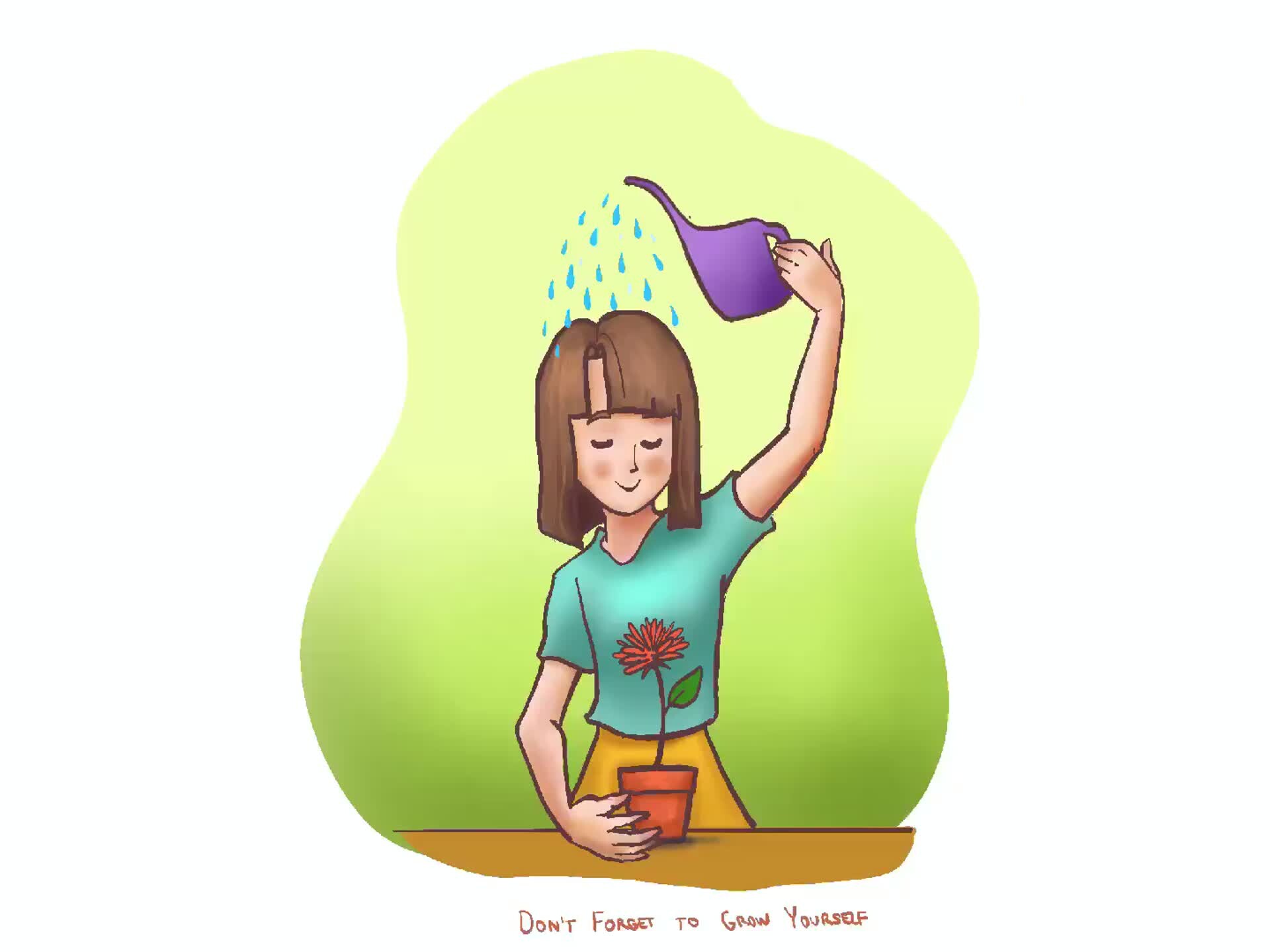 ArtStation - Illustration for self growth