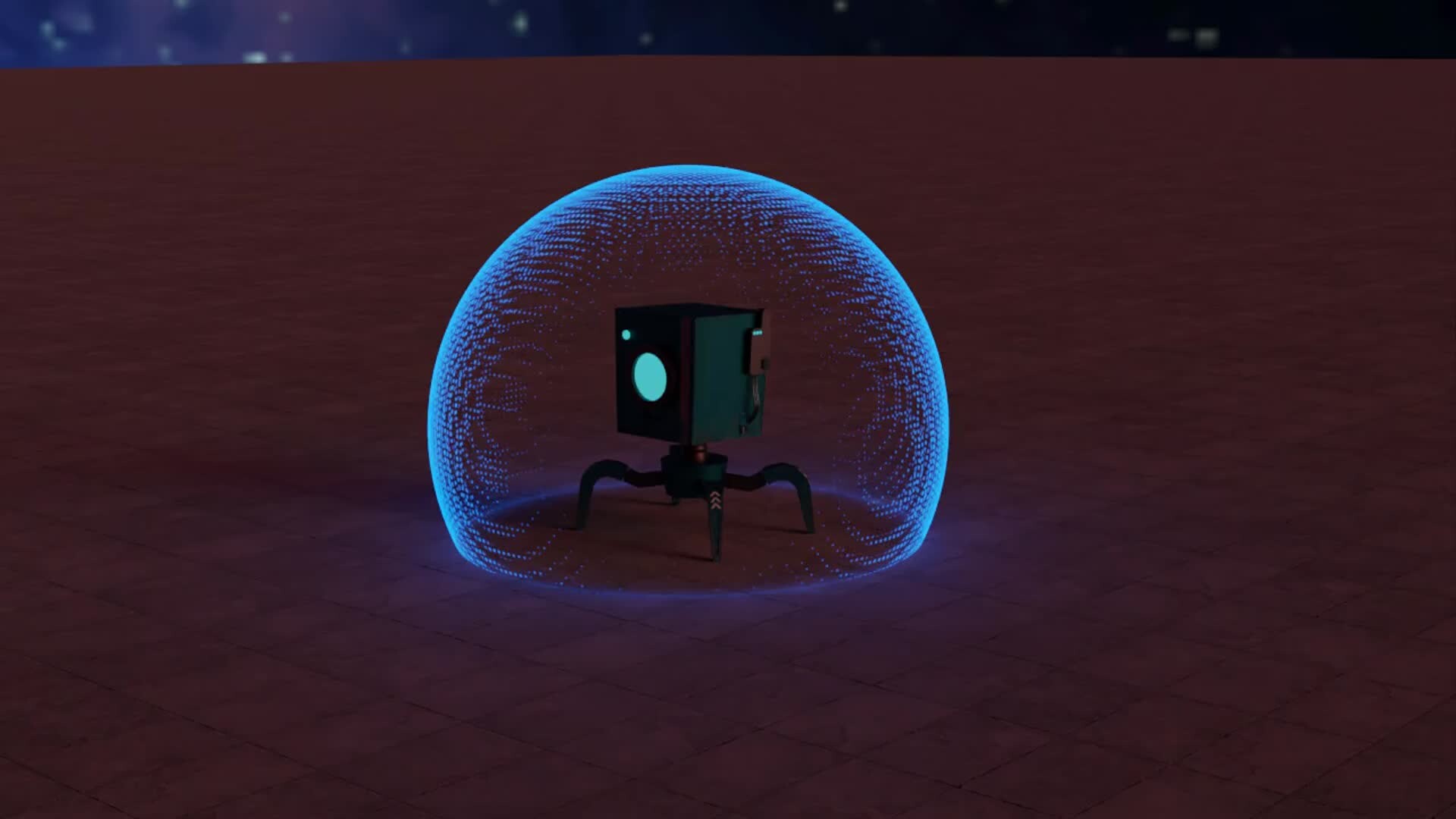 ArtStation - Laser/Shield Geometry Nodes Setup