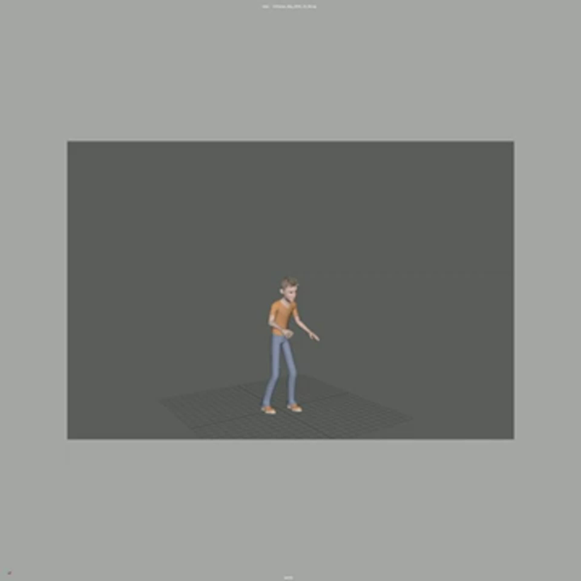 ArtStation - Jump animation.