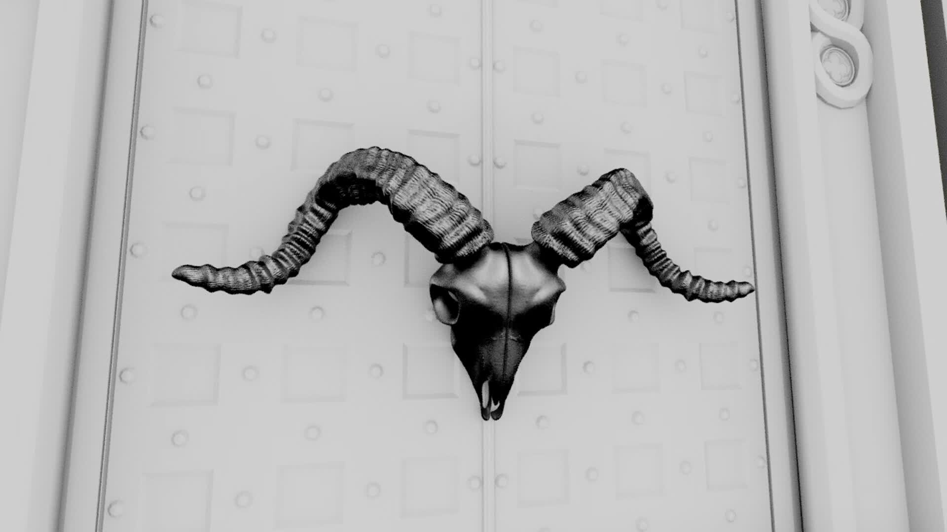 ArtStation - sheep door