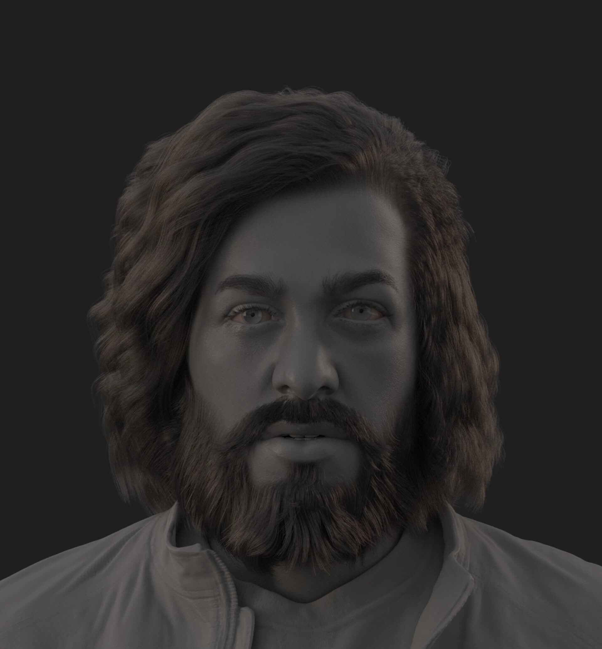 ArtStation - Morph and simulation test on self Portrait