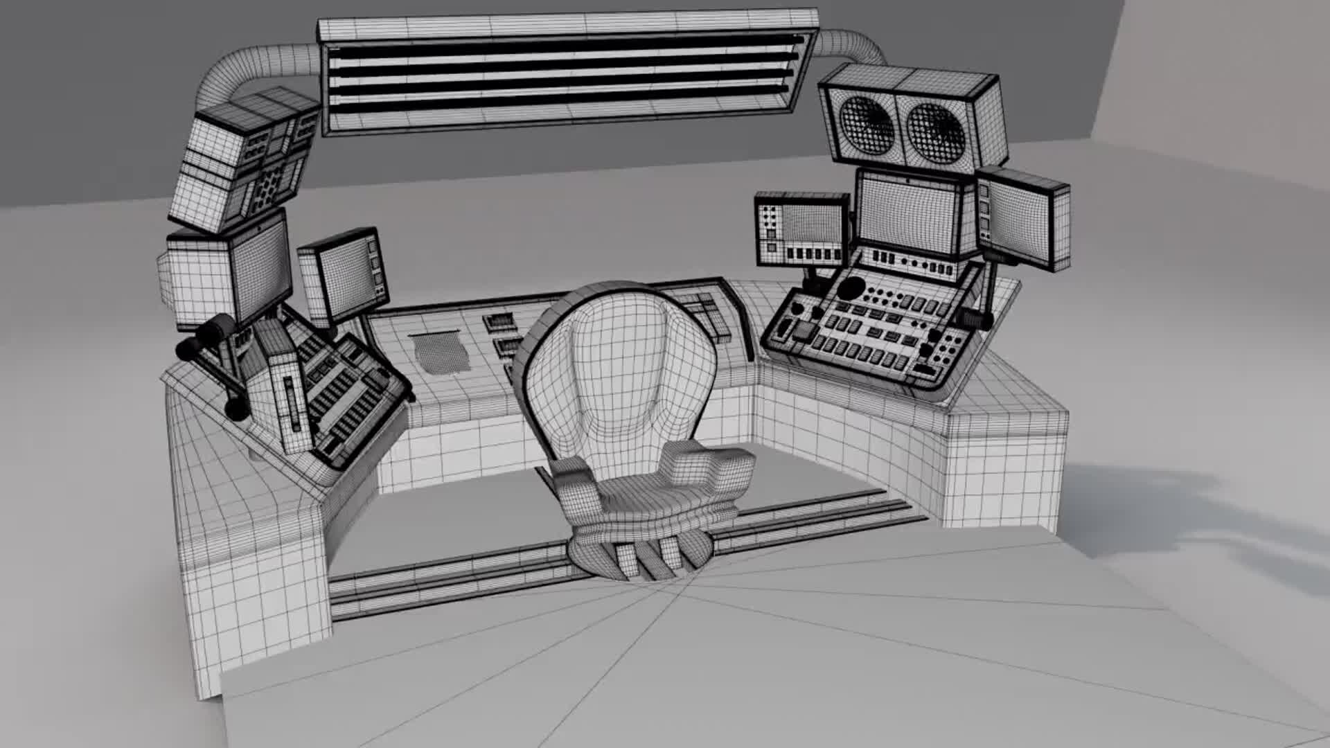 ArtStation - Command Center (3D Model)