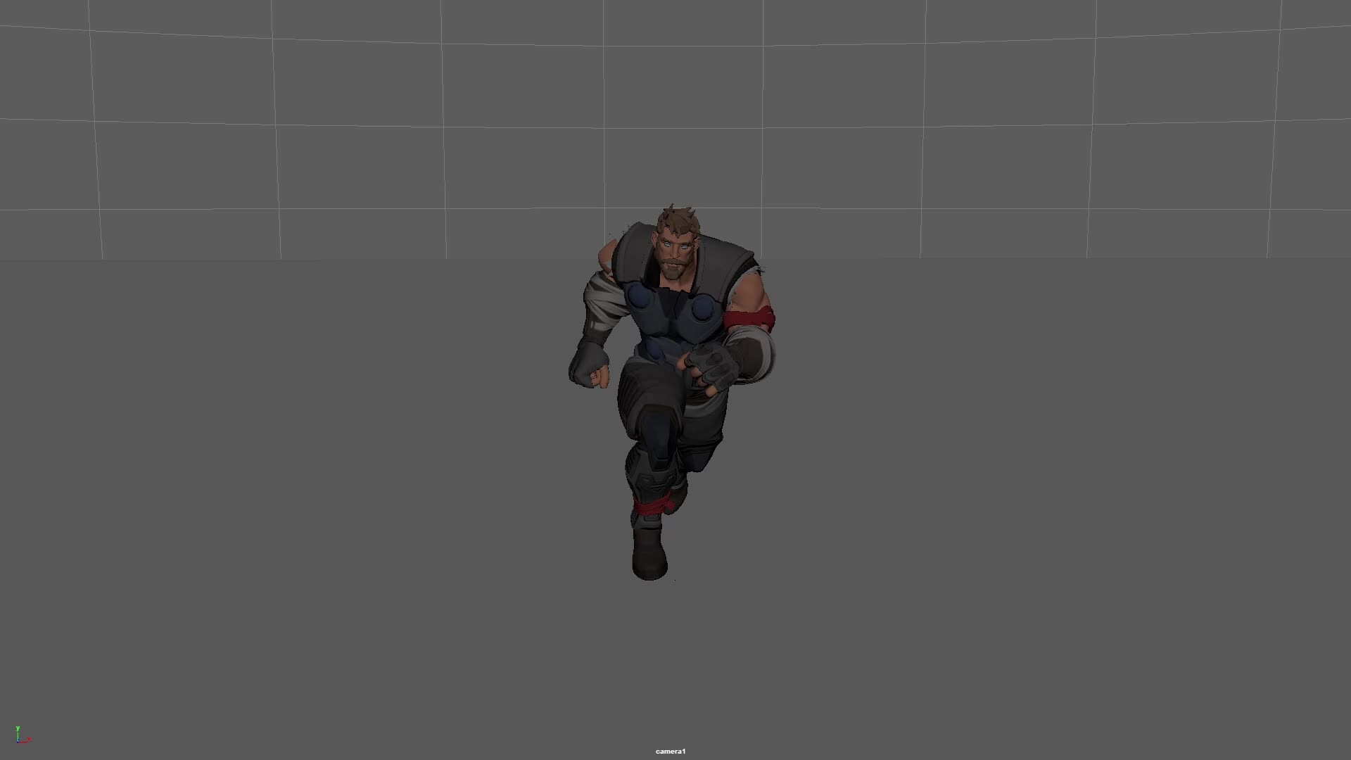 ArtStation - Thor Running