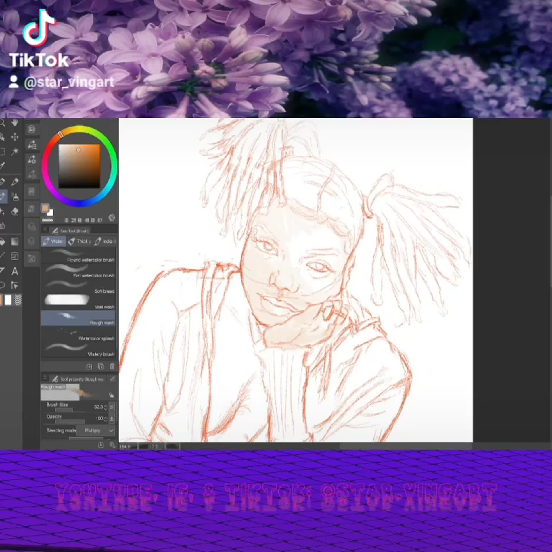 ArtStation - "Not Interested" Drawing Process