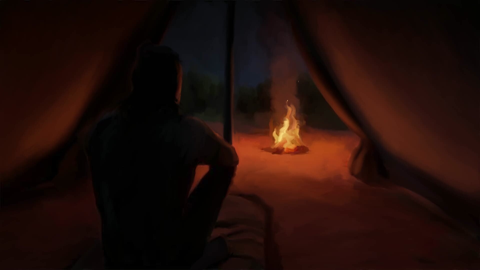ArtStation - Simple Campfire Animation