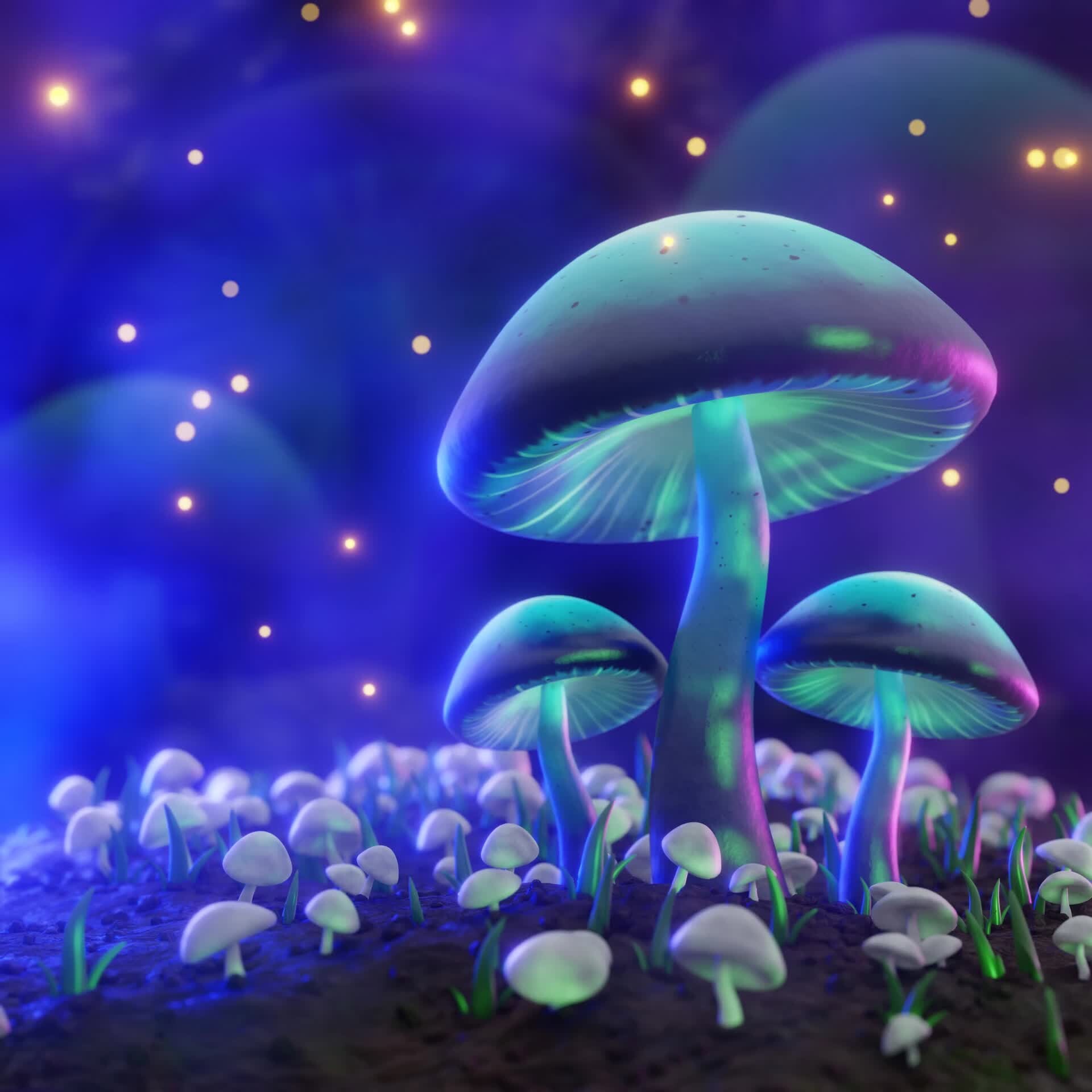 Artstation Glowing Mushroom 2