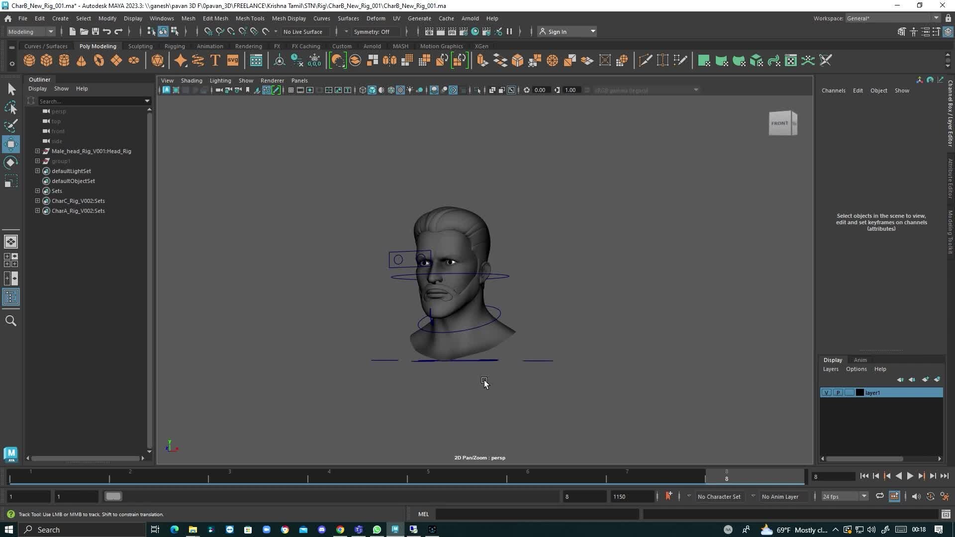 ArtStation - Head rig