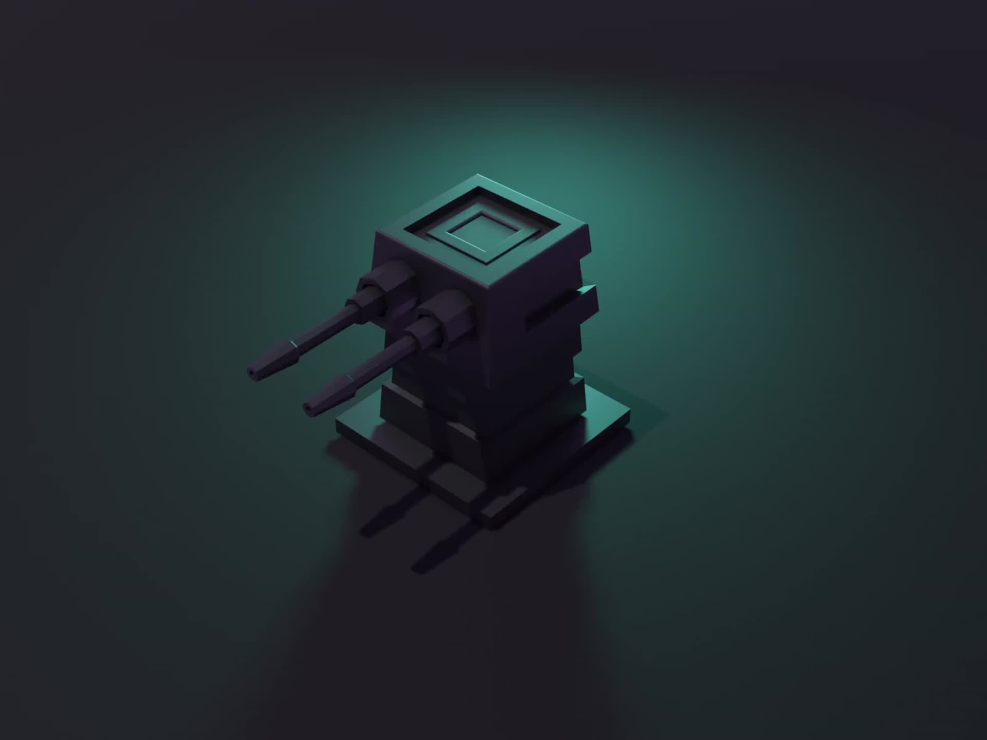 ArtStation - Turret animation