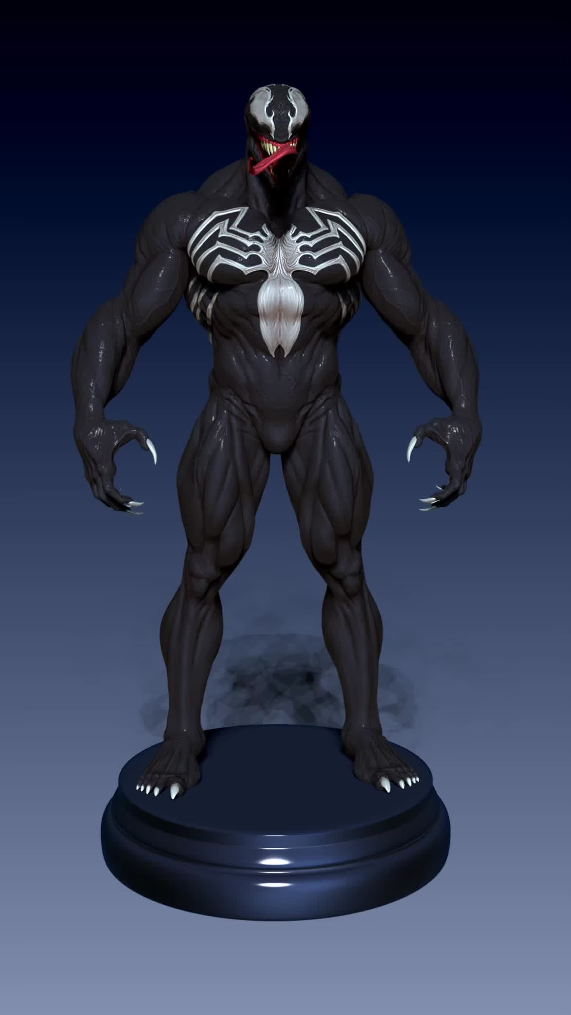 ArtStation - Venom for 3D printing