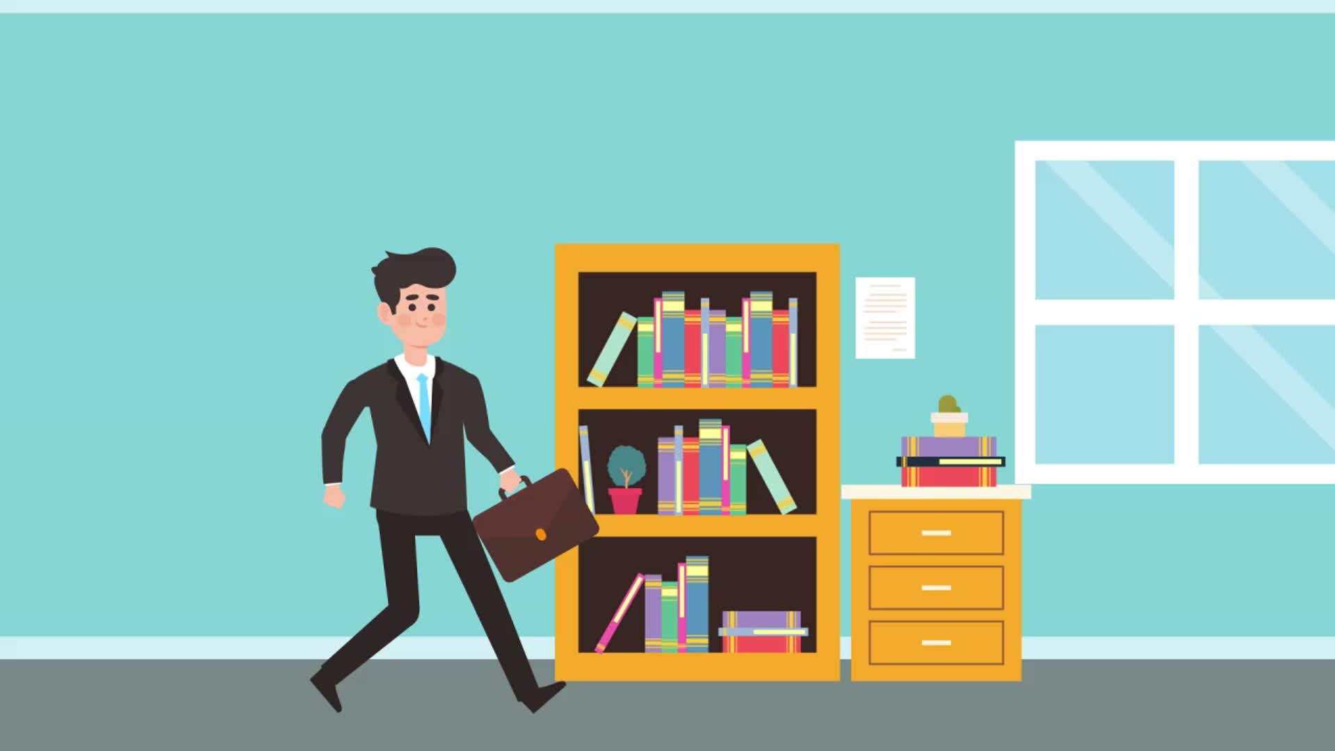 ArtStation - Working Day - 2D Character Animation