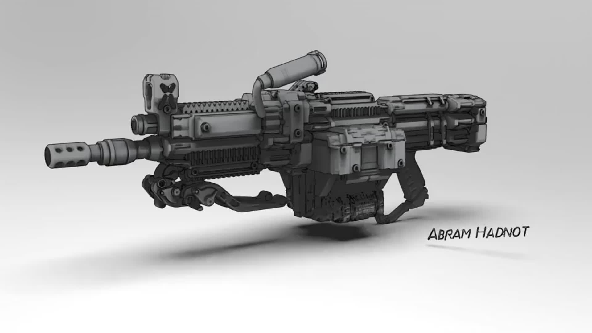 ArtStation - MG6B Series Assault Gun