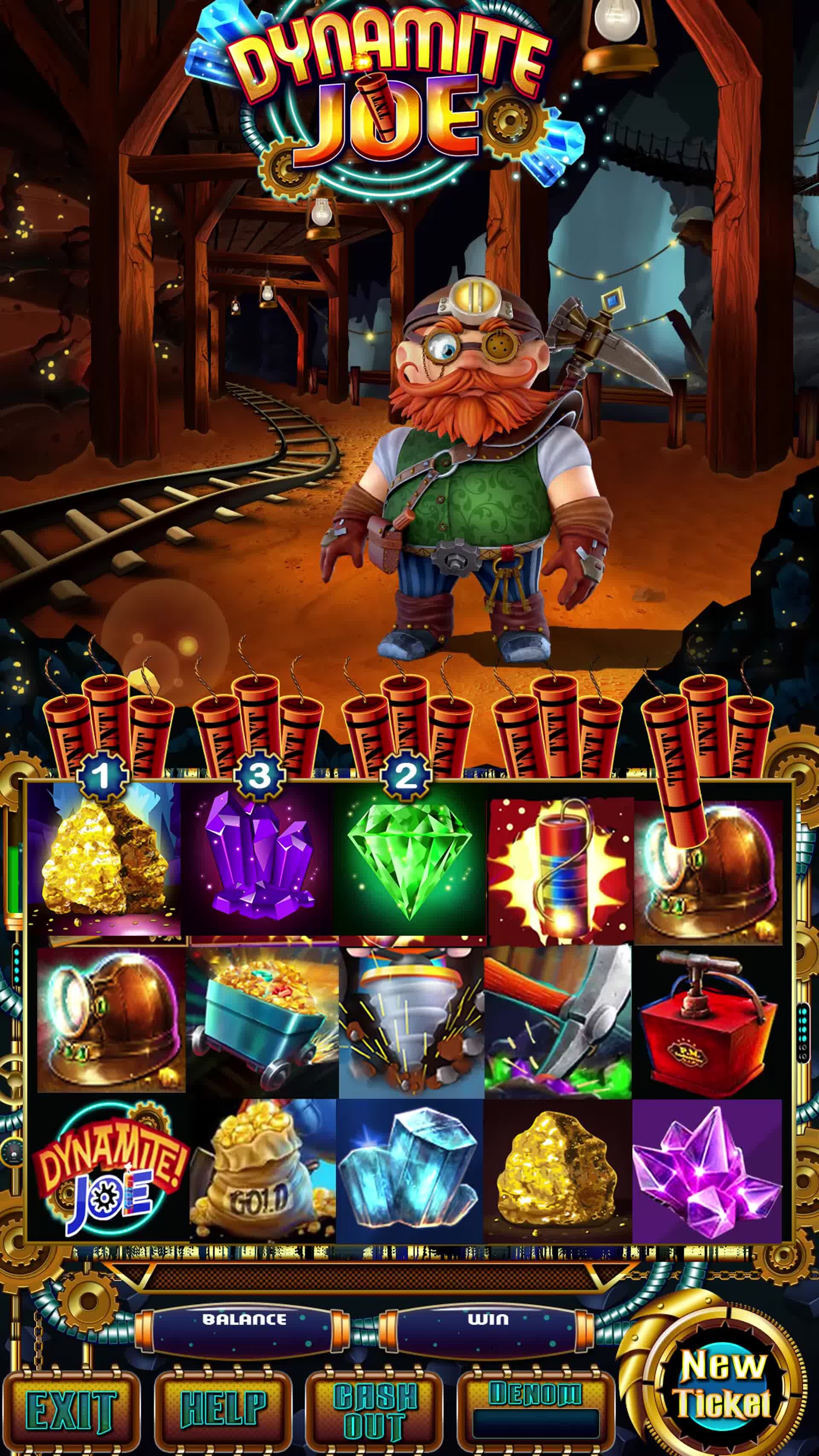 ArtStation - Transition animation for the slot game "Dynamite Joe"