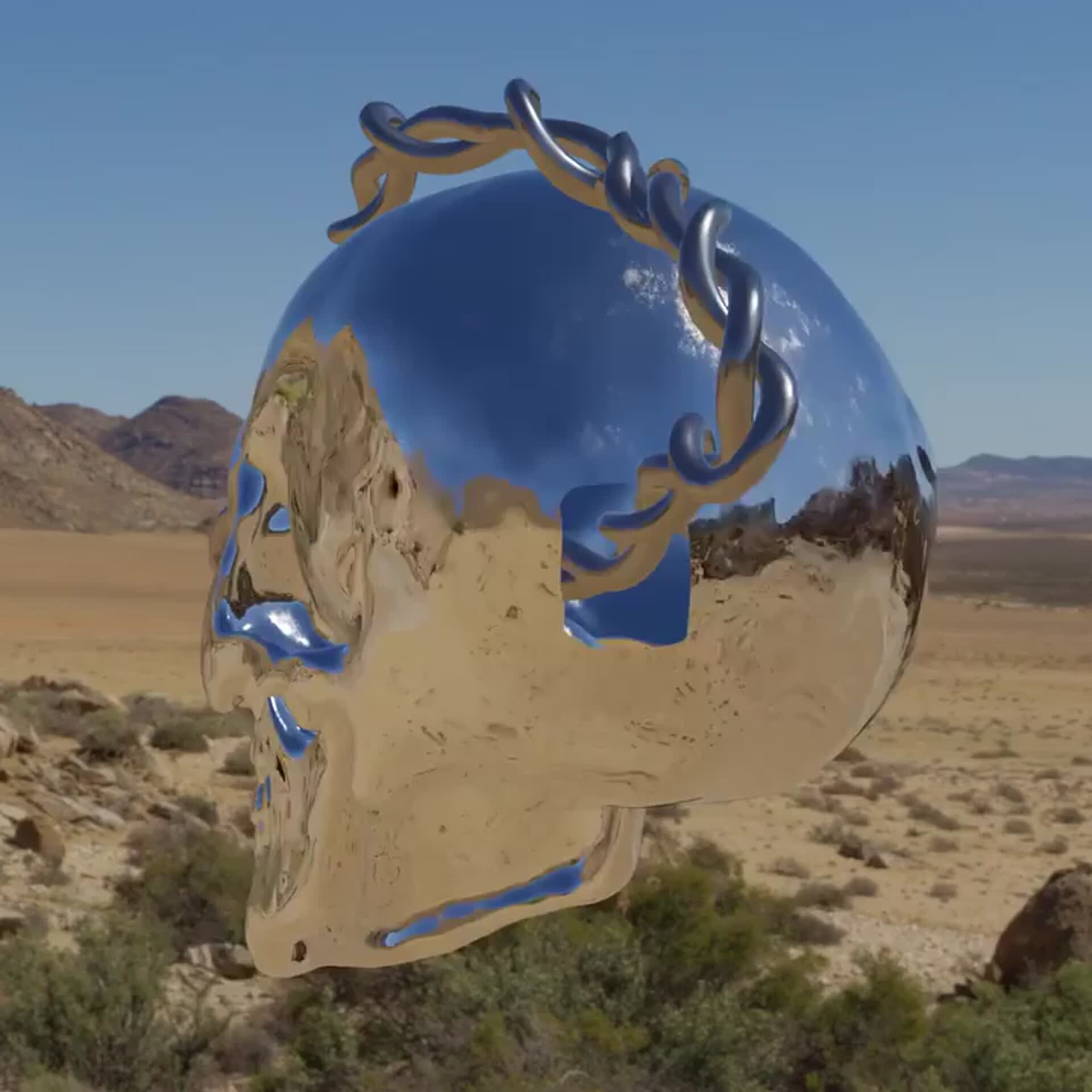 ArtStation - Spinning Skull