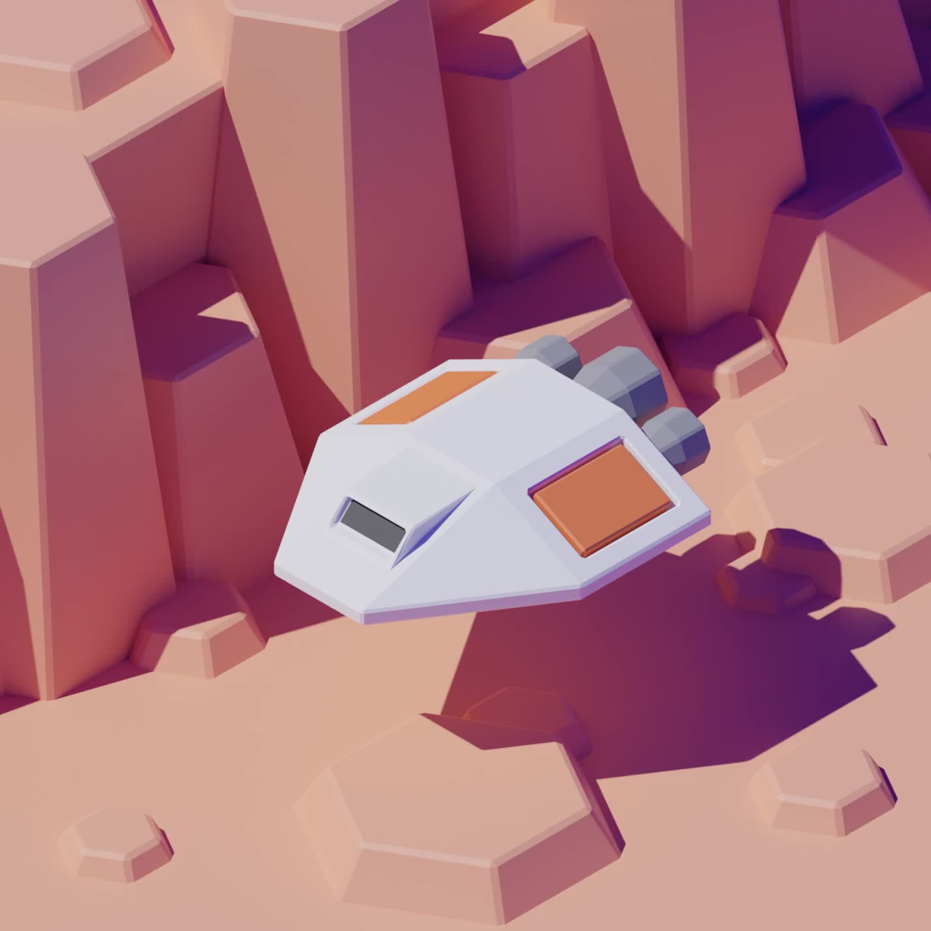 ArtStation - Space ship animation