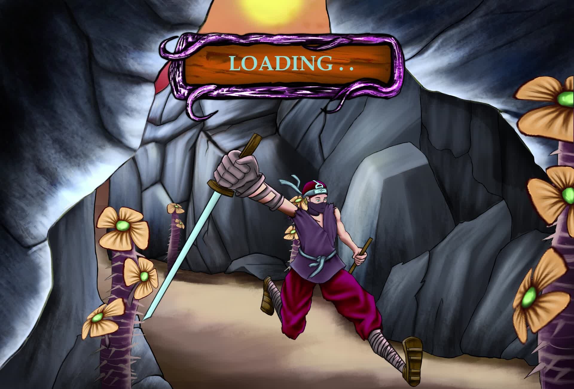 ArtStation - my new game loading screen