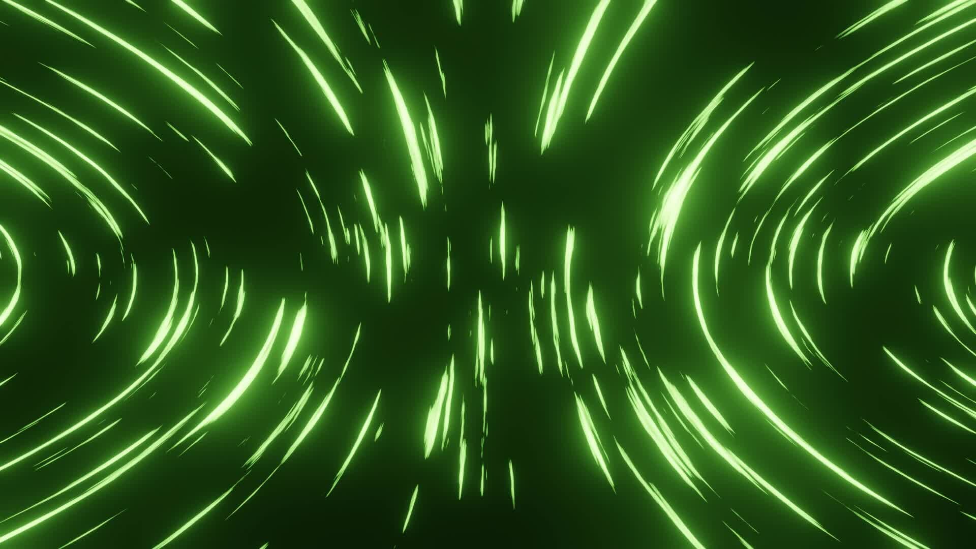ArtStation - Abstract Green Lined Loop Animation