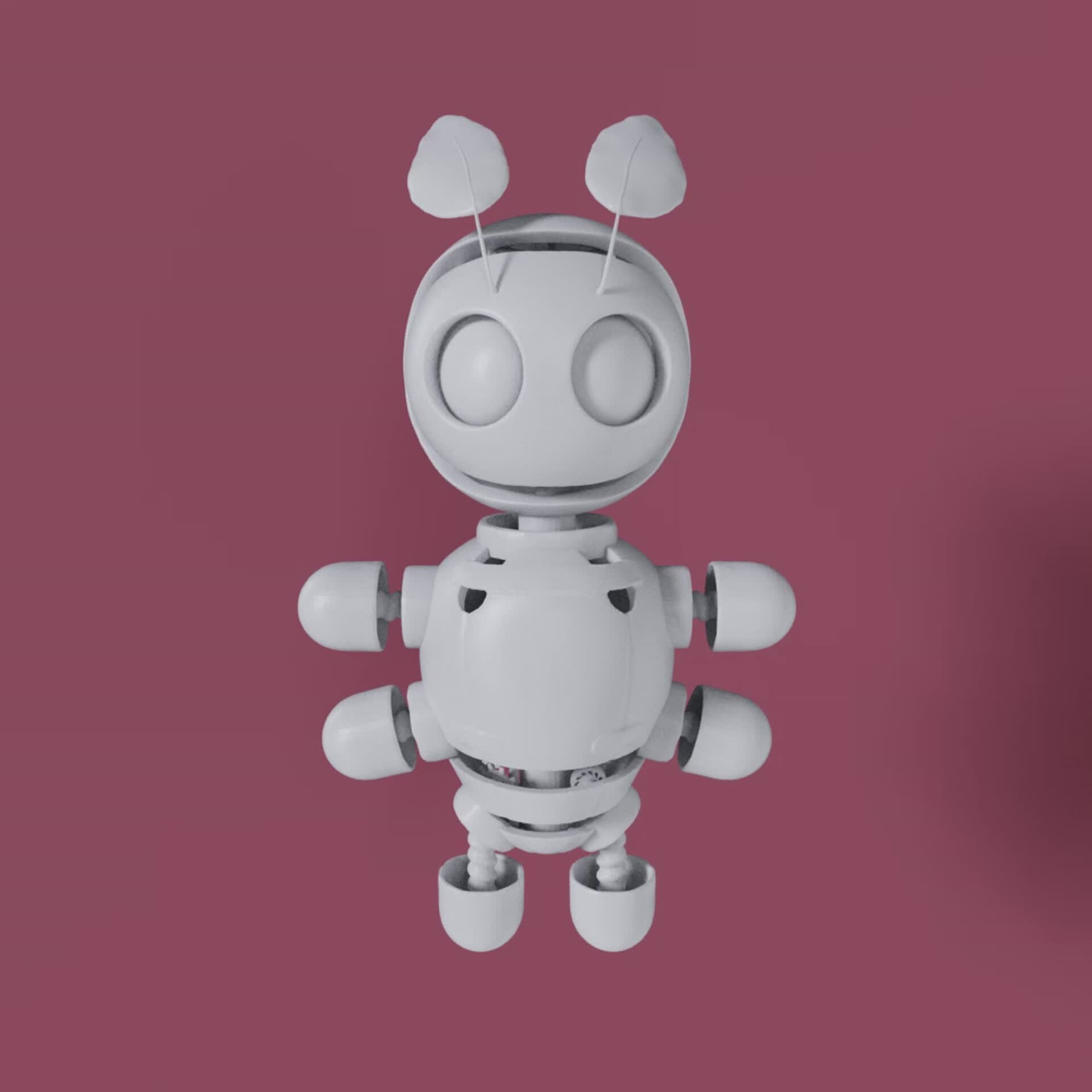 ArtStation - moth automaton wip