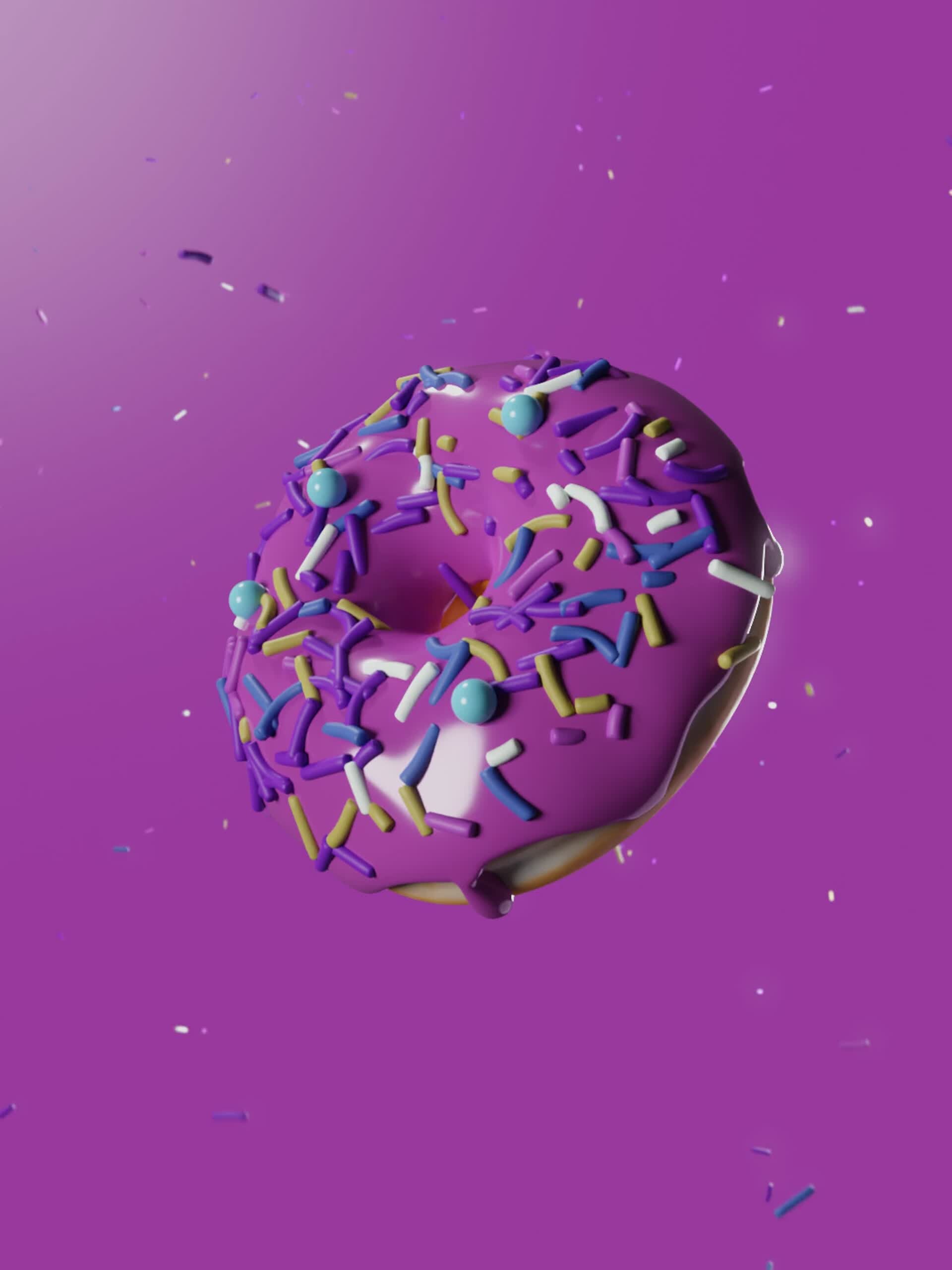 ArtStation - 3D Donut Render Animation