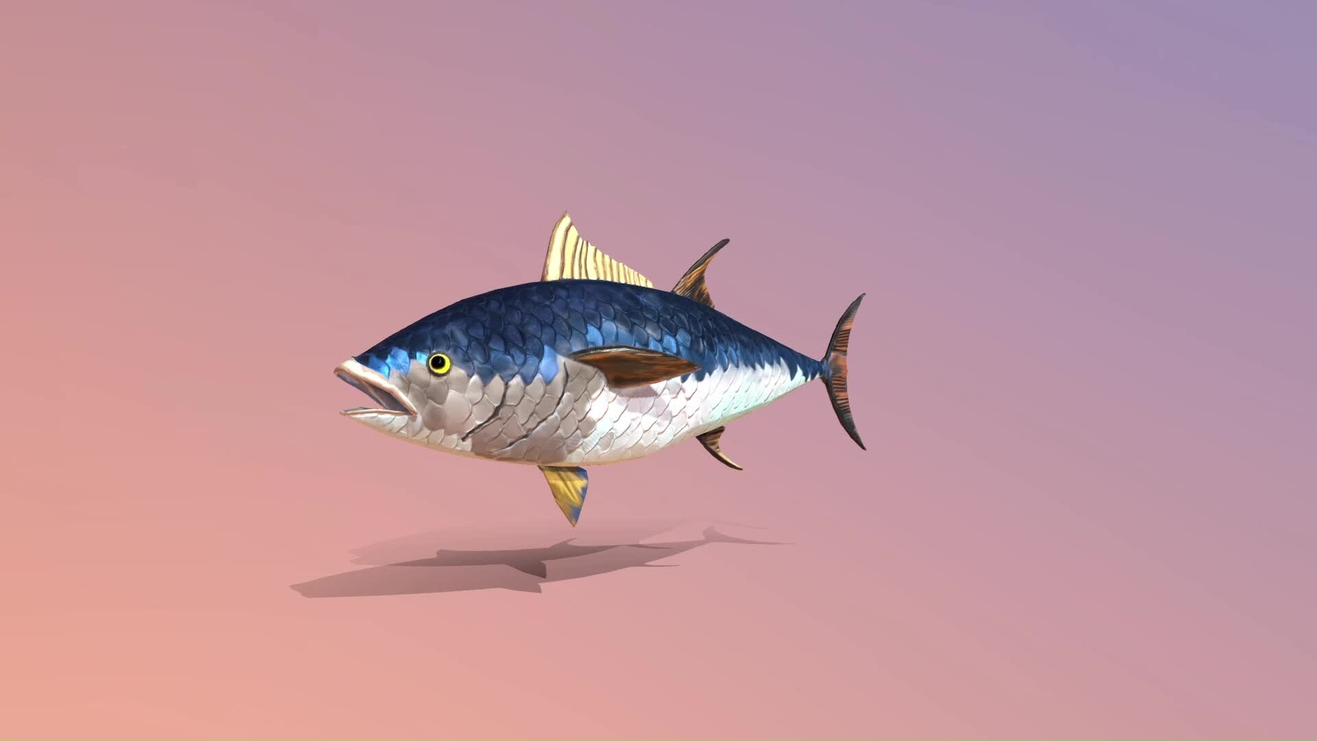 ArtStation - Atlantic tuna fish