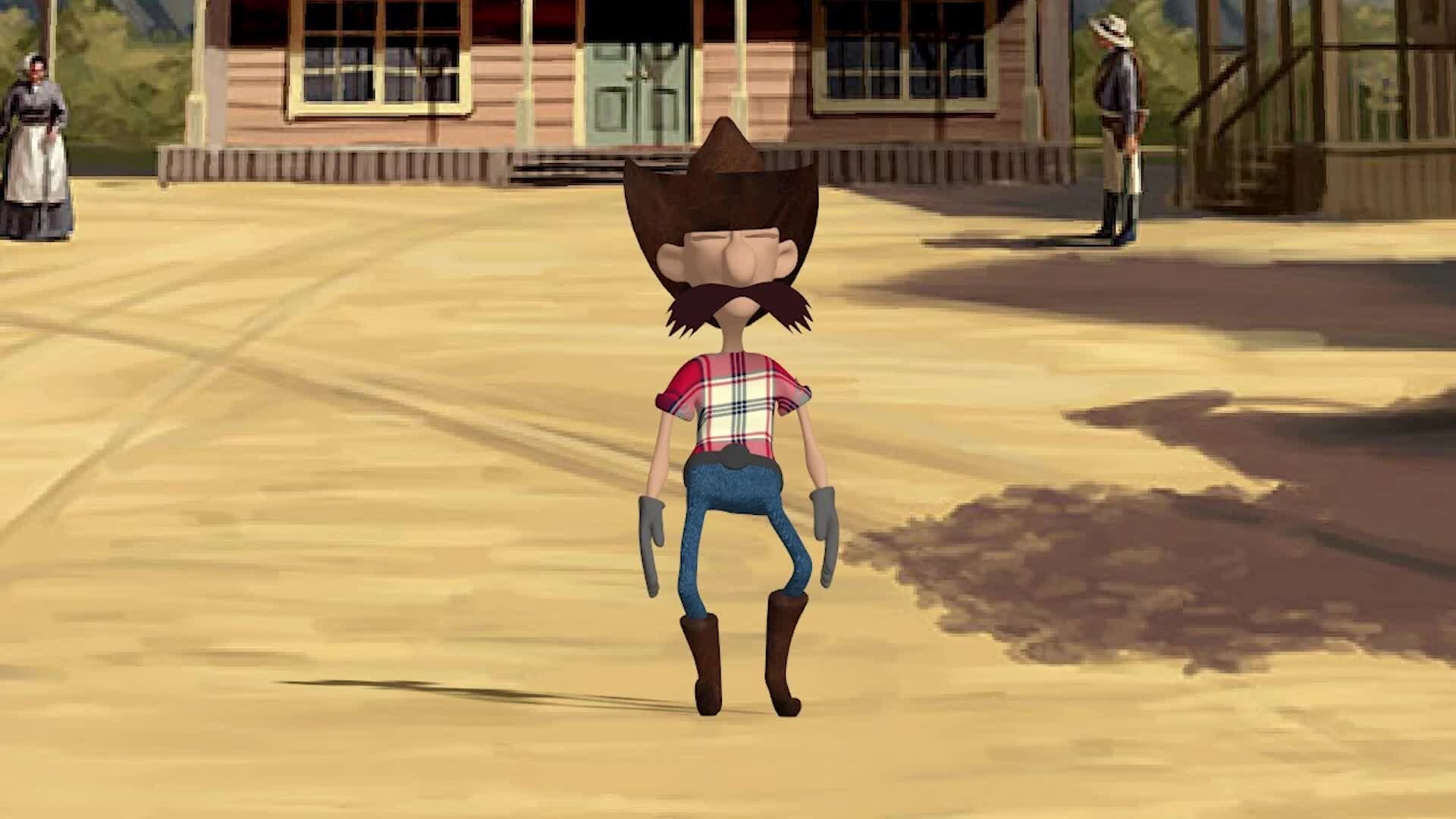 ArtStation - cow boy walk Animation