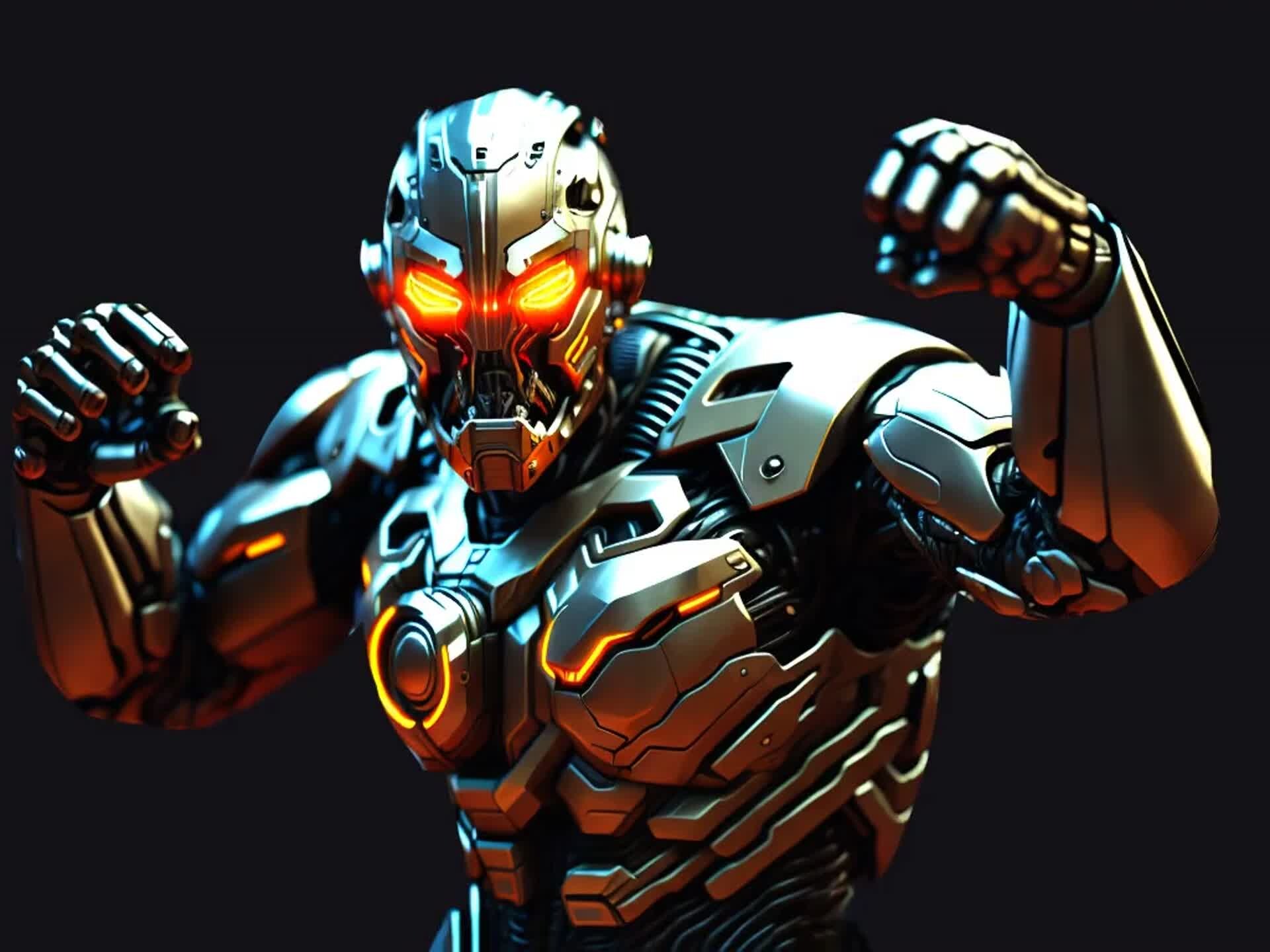 ArtStation - Cyborg Fight