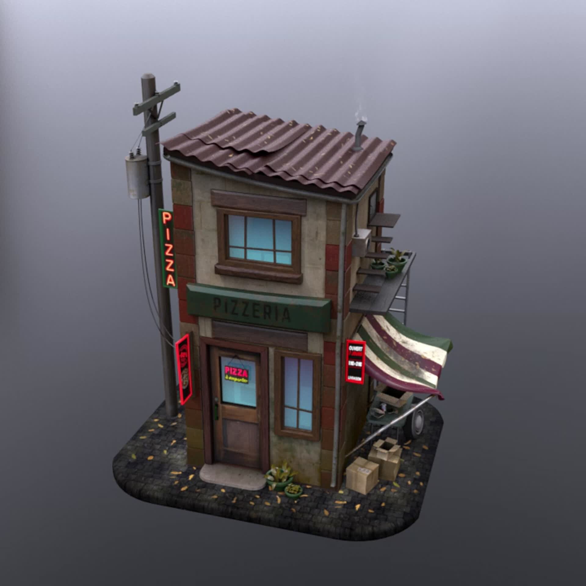 ArtStation - La Pizzeria