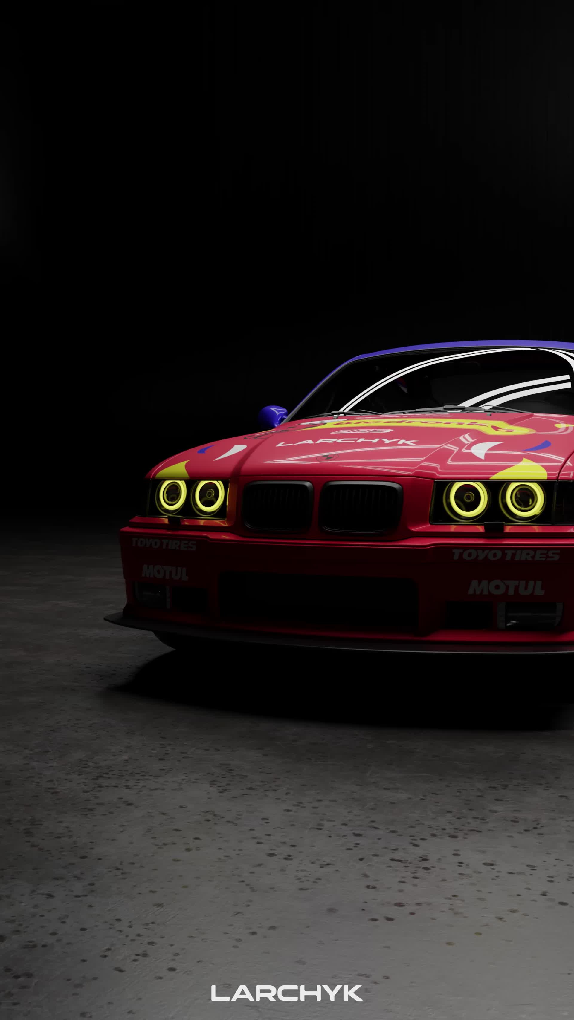 ArtStation - BMW M3 E36 Biedronka Edition Animation