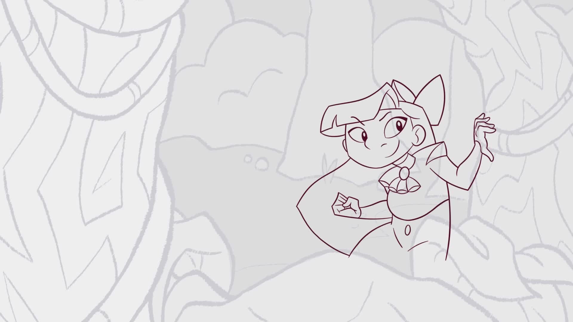 ArtStation - The Fates Align 2D Clean Up Animation