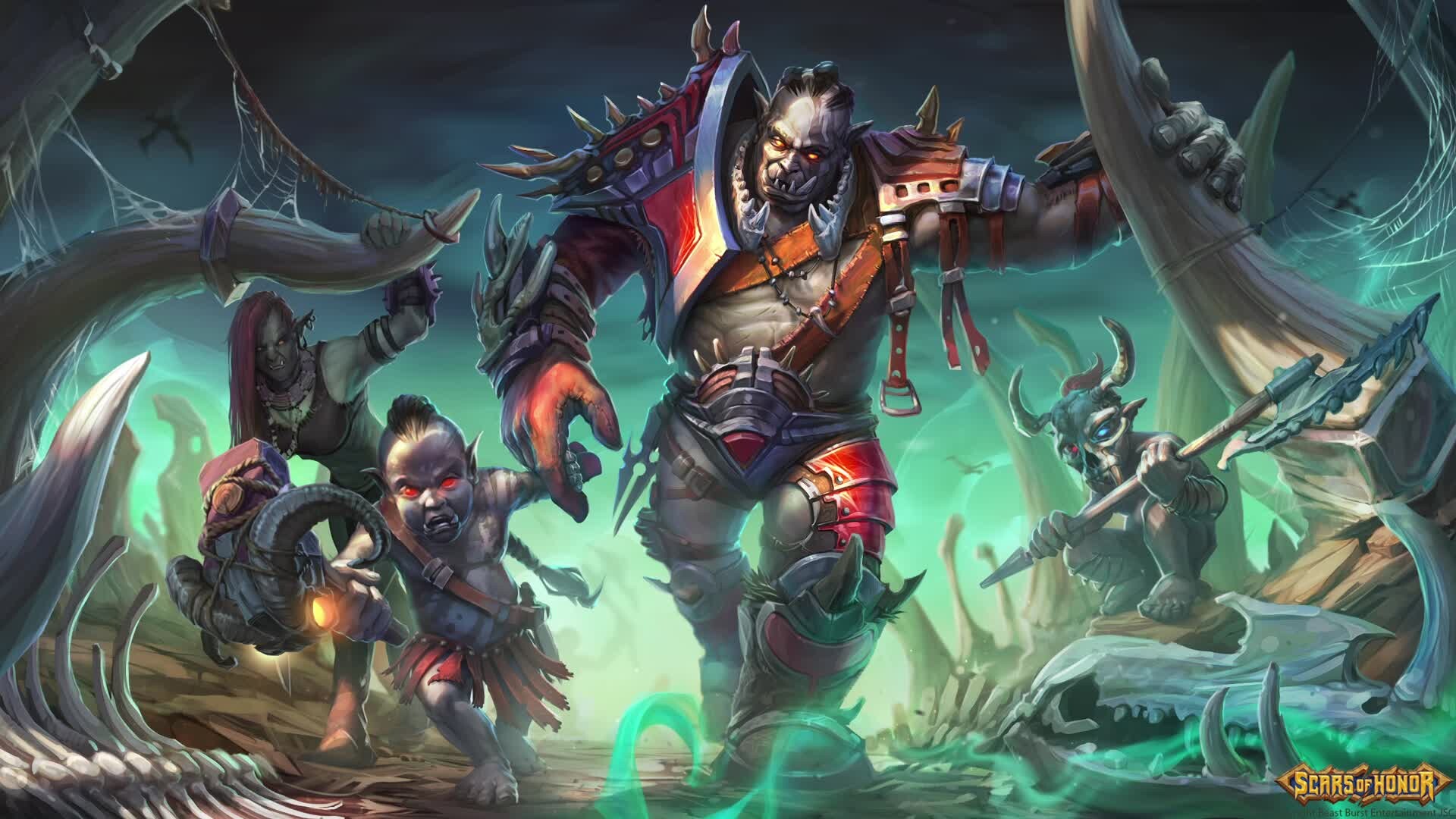 ArtStation - Orcs Animated Background and Illustration