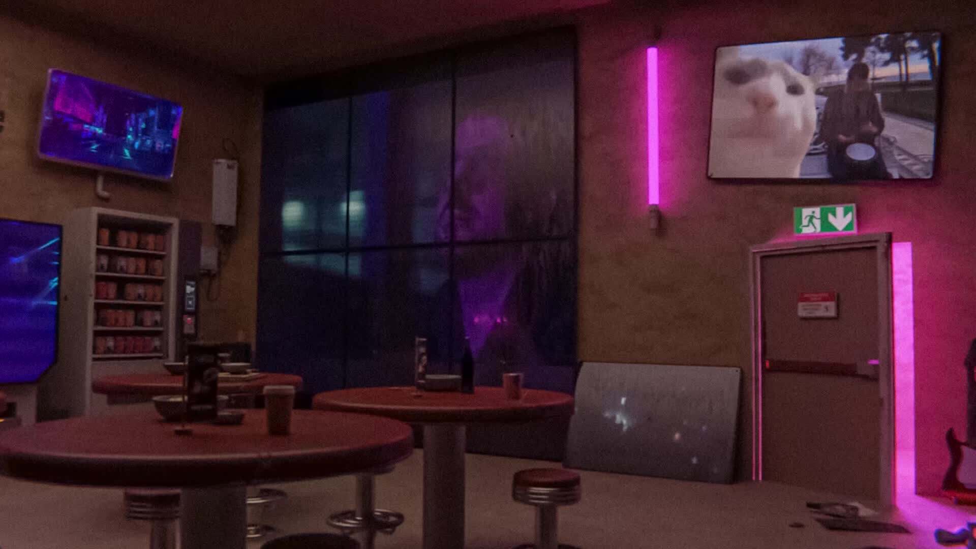 ArtStation - Cyberpunk Bar, Environment Design, Blender