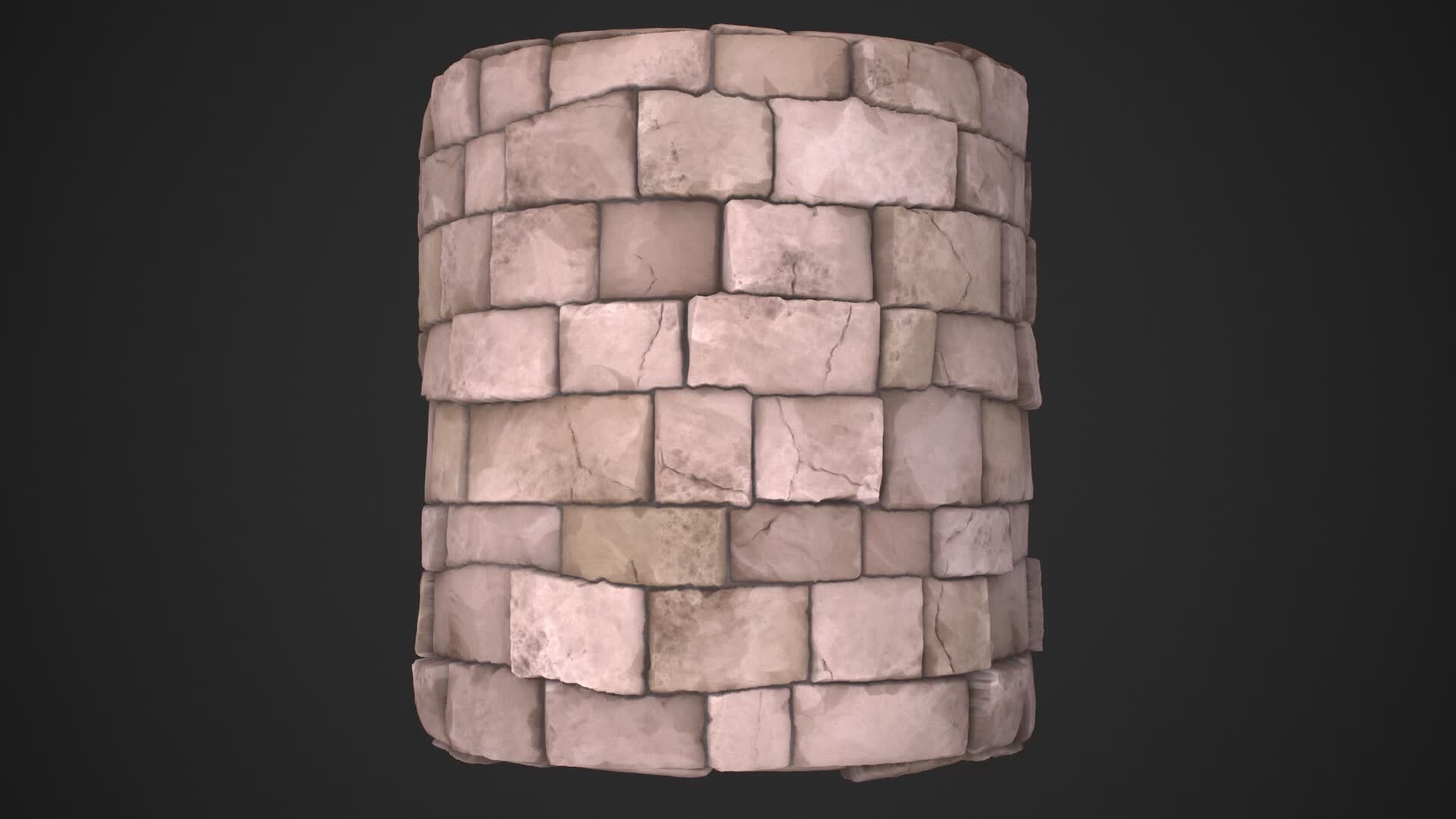ArtStation - Stylized Brick Study [Substance Designer]