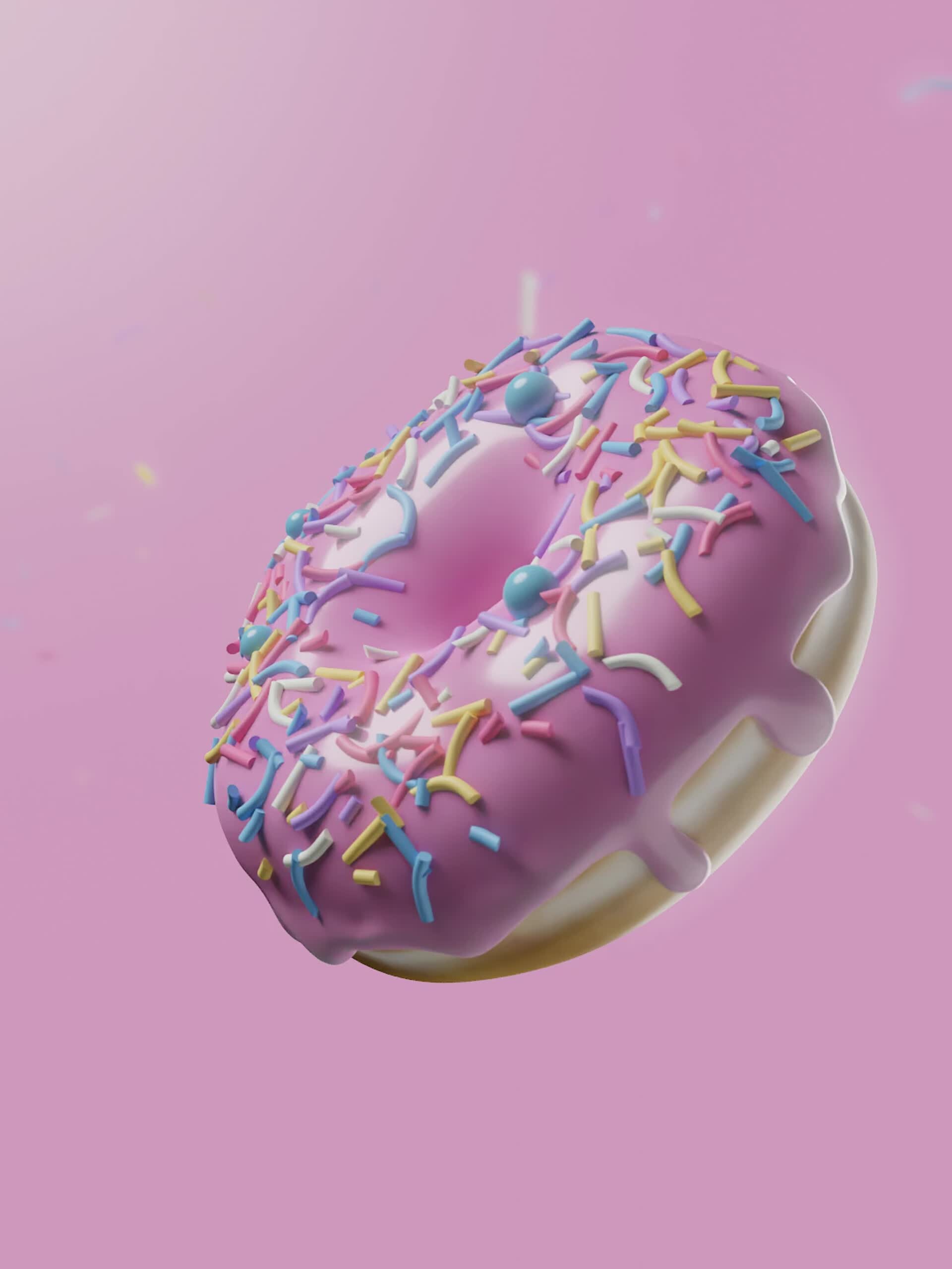 ArtStation - Donut in motion