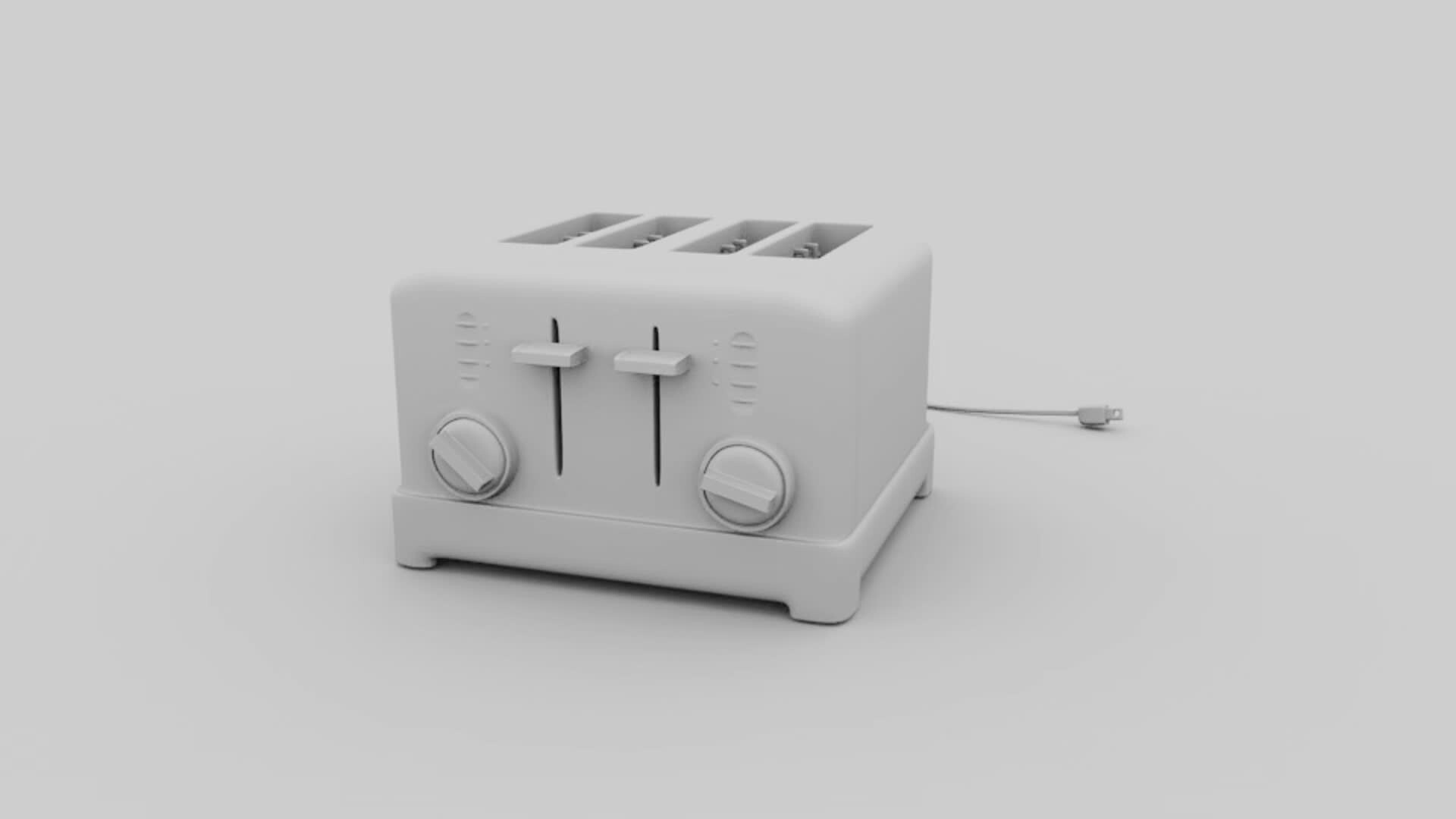 ArtStation - Toaster model
