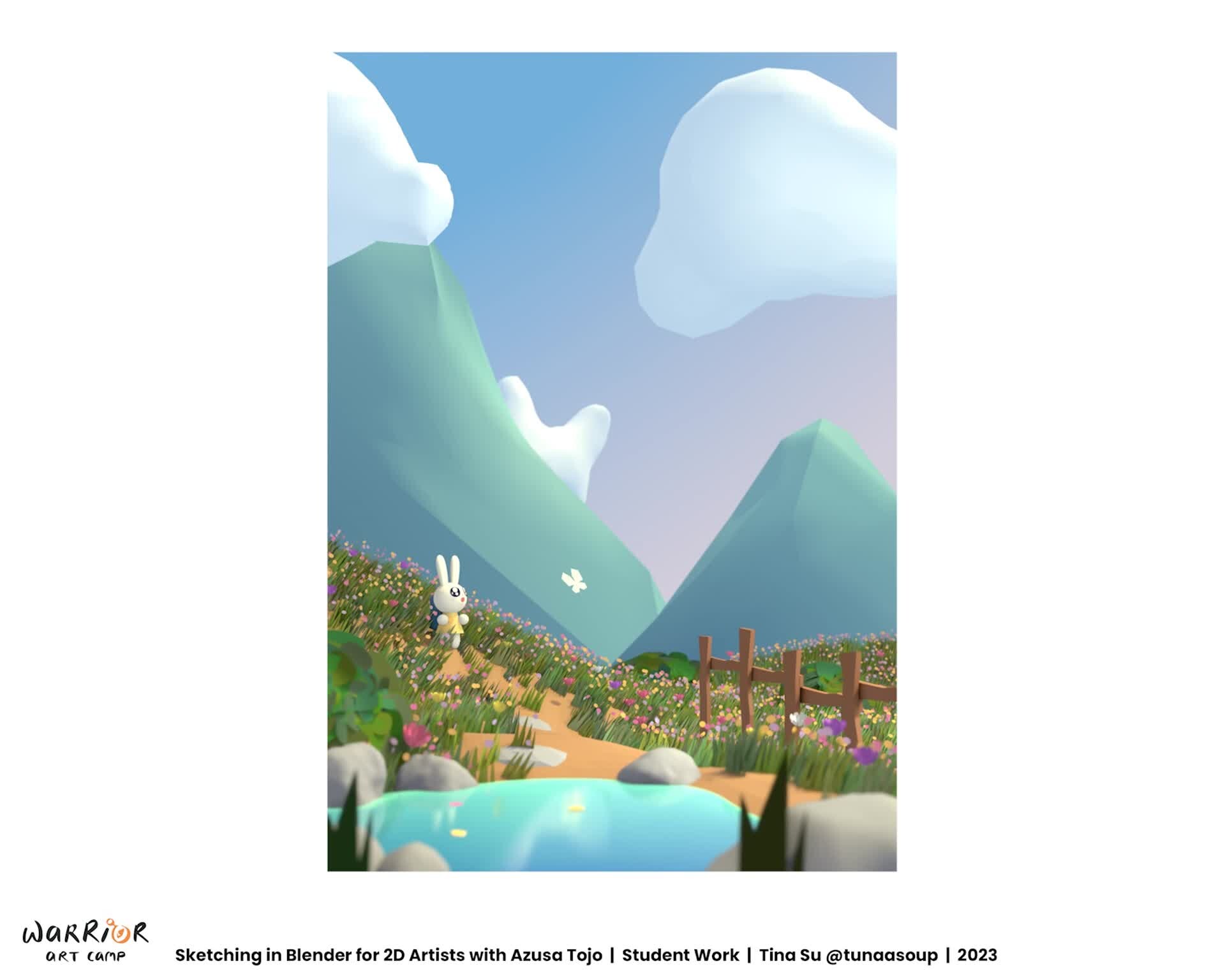 ArtStation - Tina Su | Sketching in Blender for 2D Artists with Azusa ...