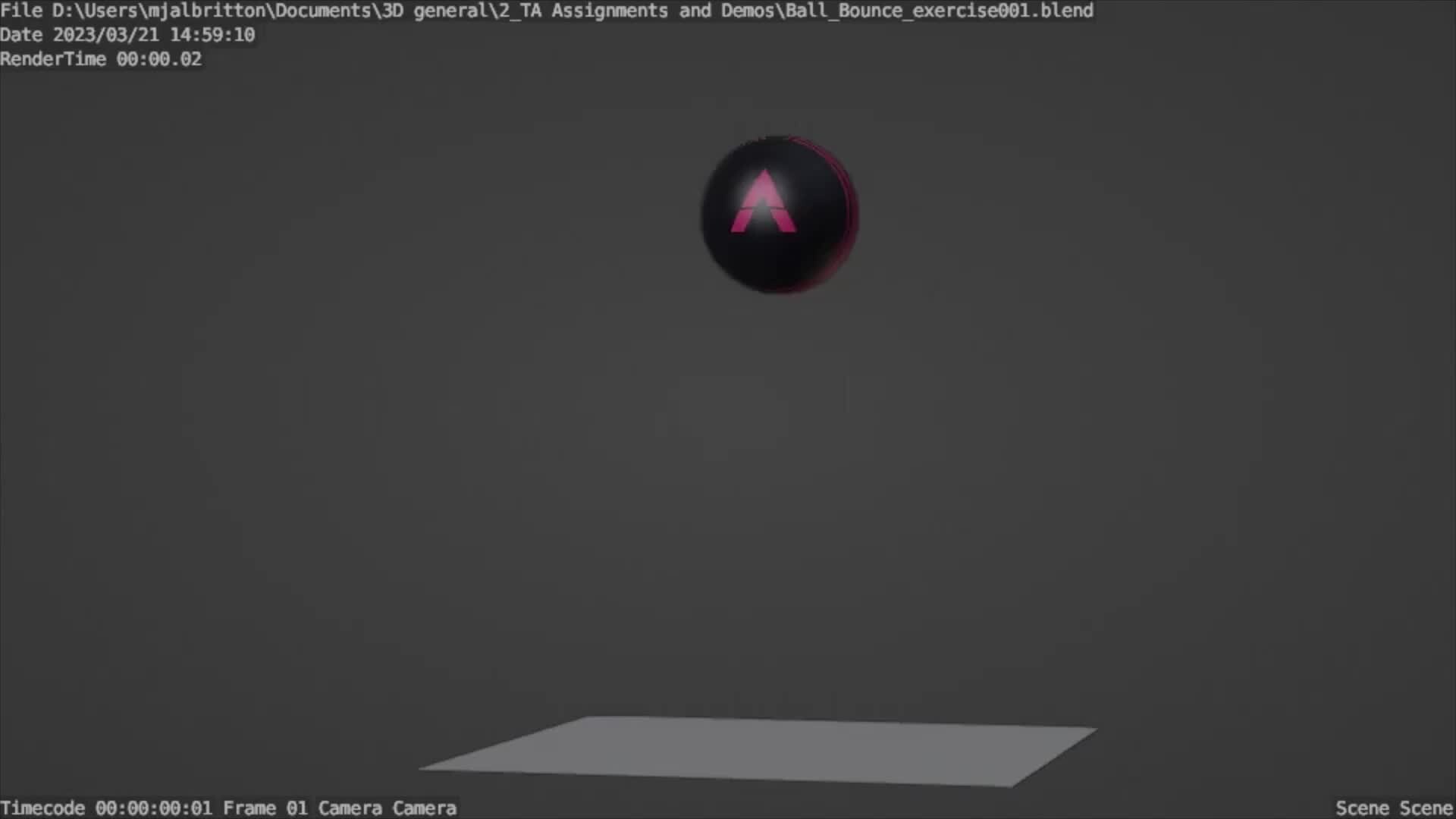 ArtStation - ToAnimate Ball/Tail Exercises