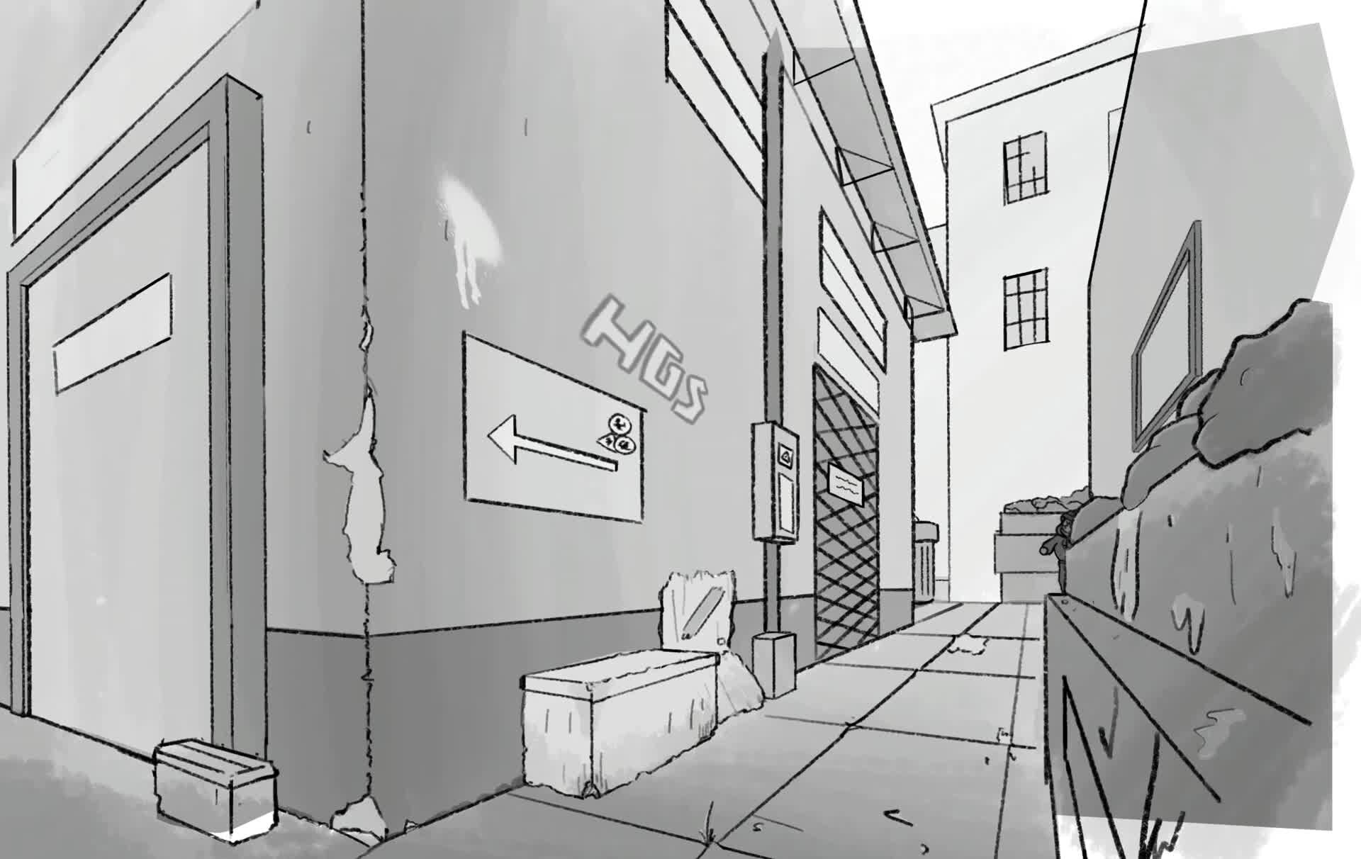 ArtStation - Alley Skating Animation