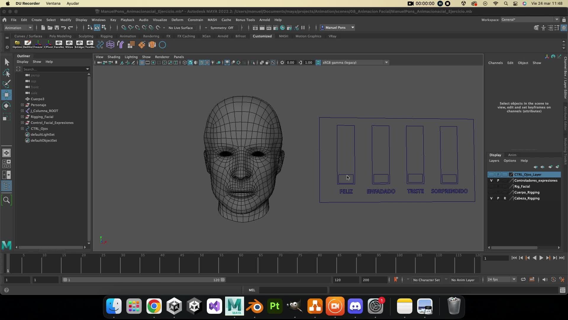 ArtStation - Basic Face Animations