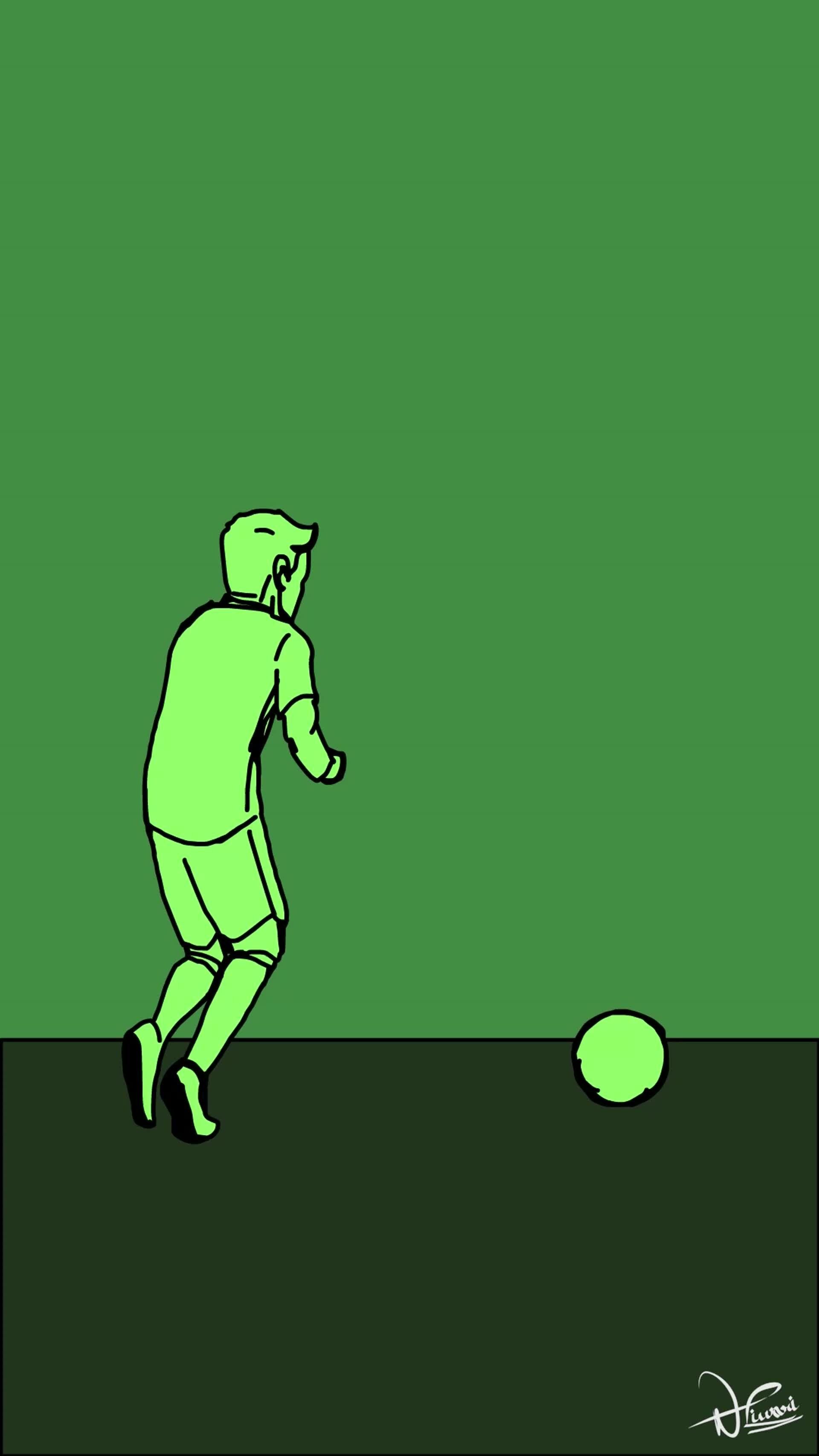 ArtStation - Football Free-kick 2D Animation