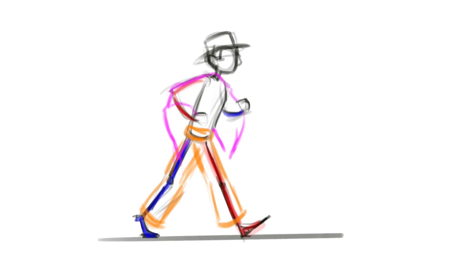 ArtStation - 2D Walk Cycle