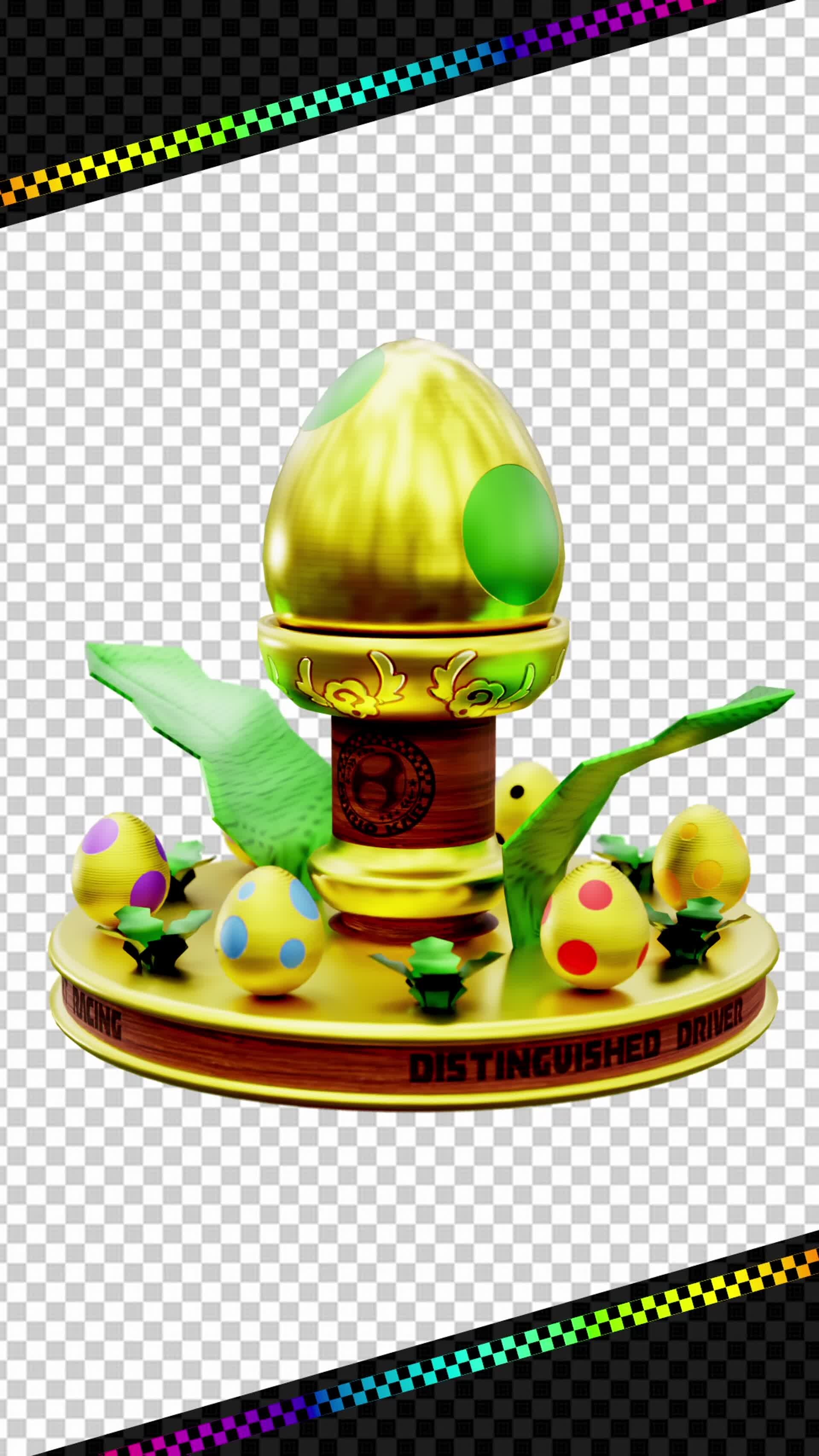 ArtStation - Mario Kart 8 Deluxe - Egg Trophy