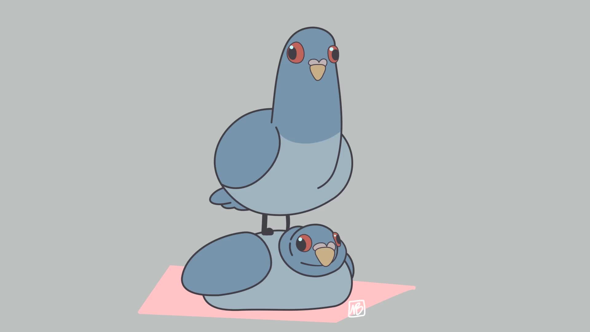 ArtStation - Pigeon force - GIF, it moves!