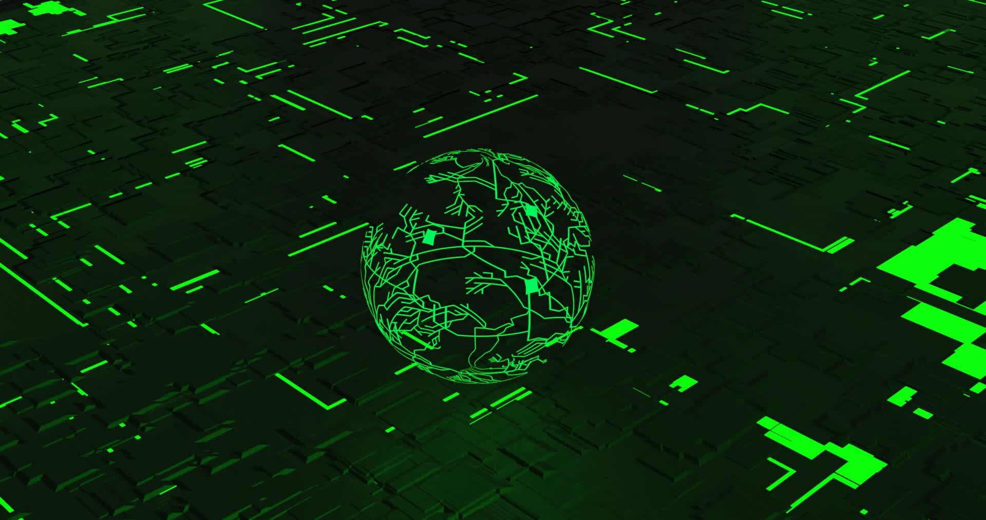 ArtStation - Animated Sci-Fi Globe - V2