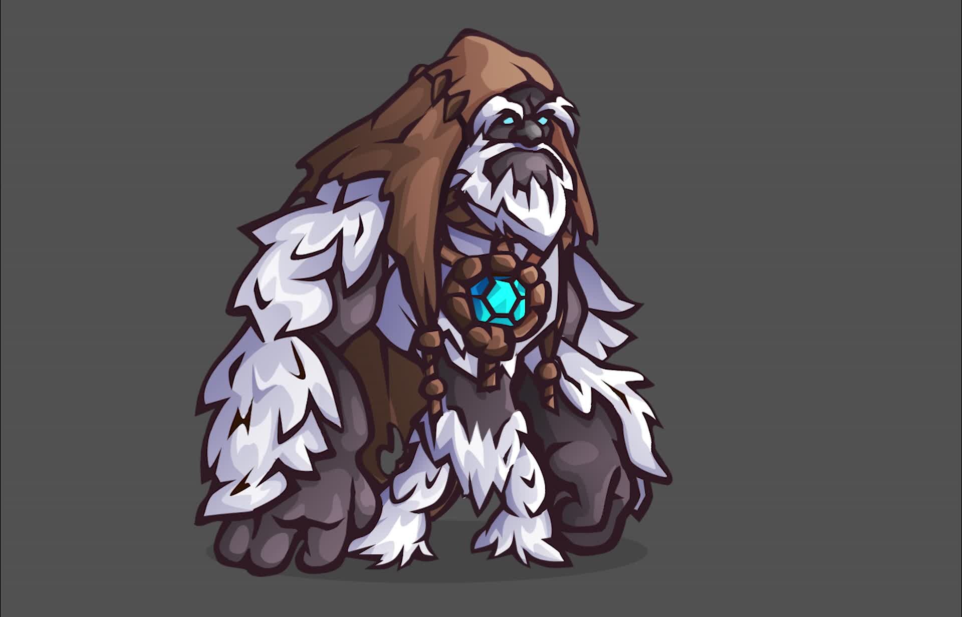 ArtStation - Yeti (Spine 2D Animation)