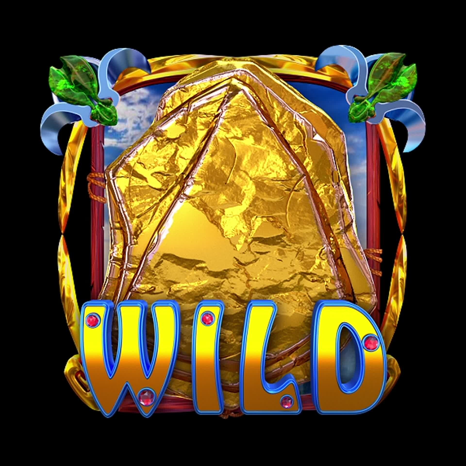 ArtStation - WILD slot symbol animation. A Gold Stone as a Wild slot symbol