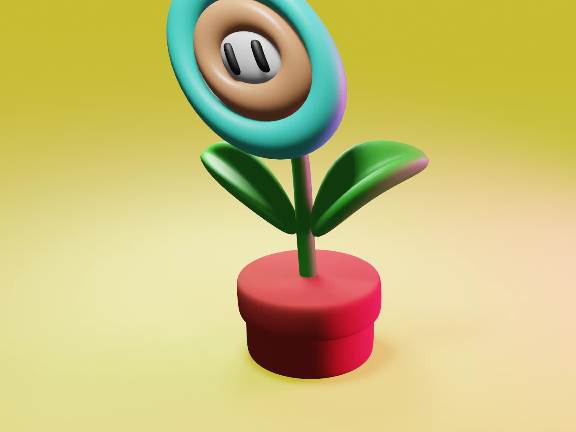 ArtStation - Mario Plant 3D Animation